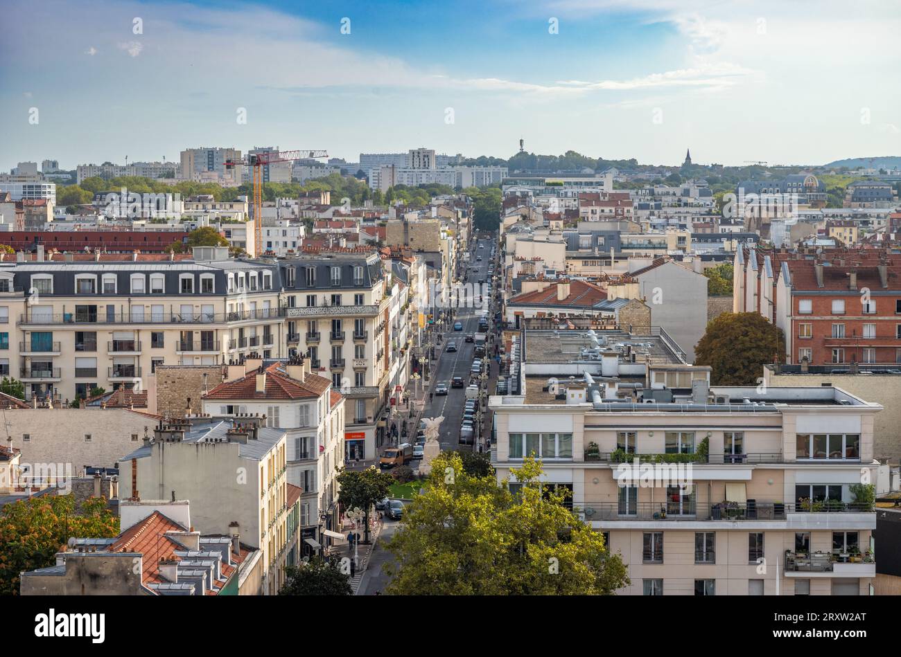 Suburb aerial hi-res stock photography and images - Alamy