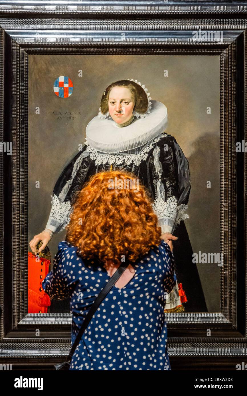 London, UK. 27 Sep 2023. Portrait of Catharina Brugman, 1634 - Frans ...