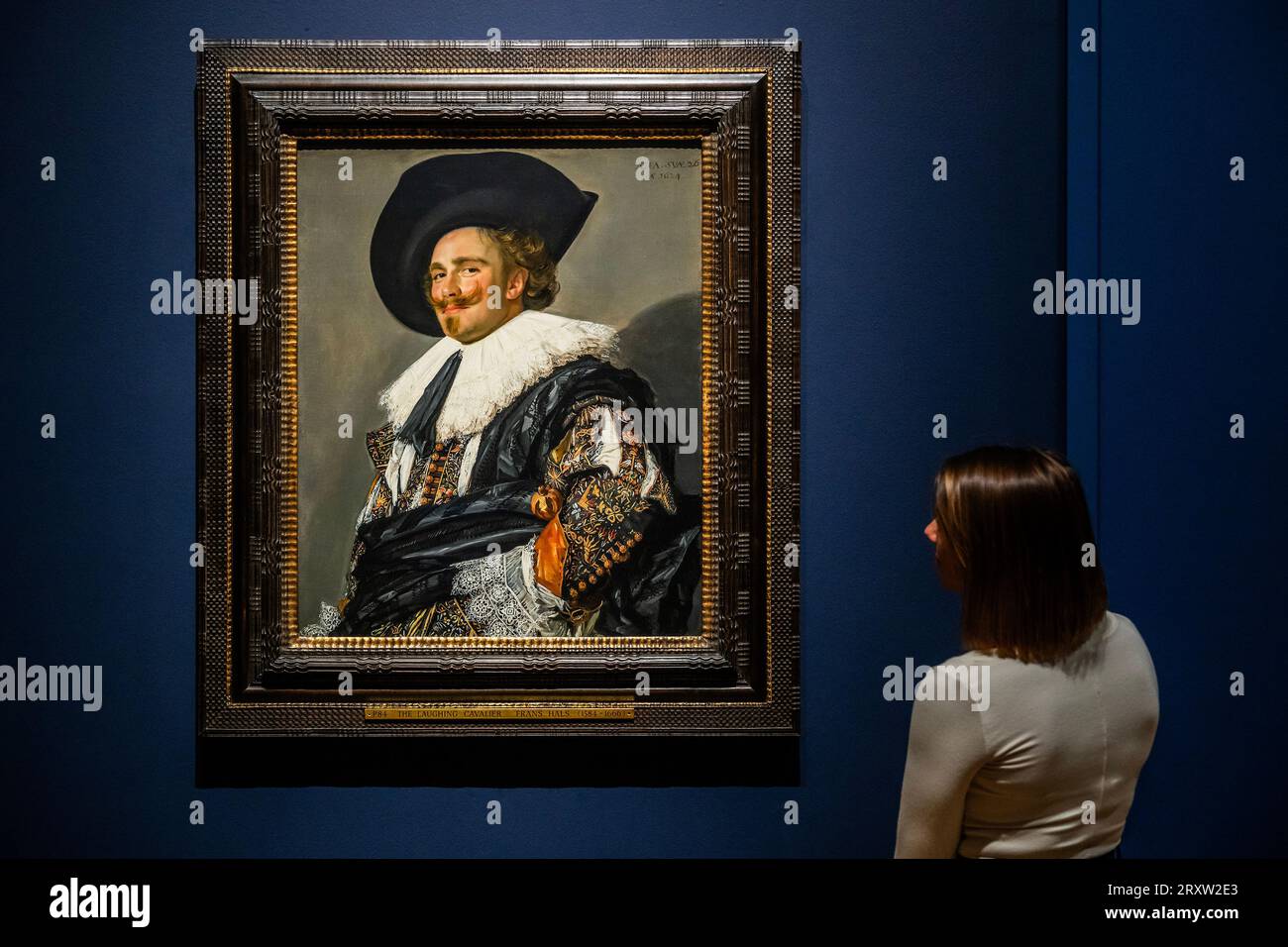 London, UK. 27 Sep 2023. The Laughing Cavalier, 1624 - Frans Hals at the National Gallery. It ...