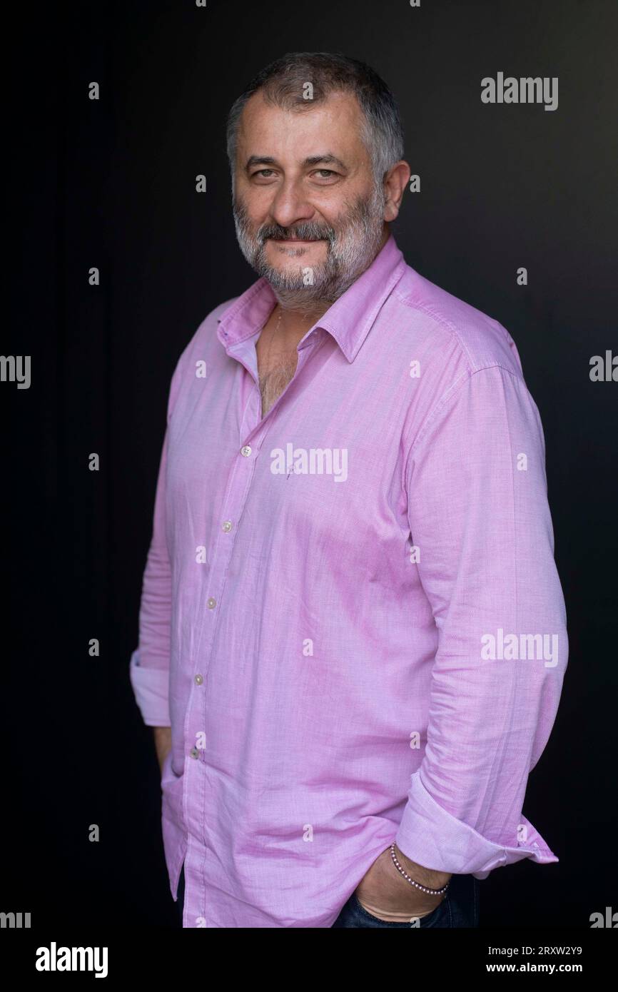 Cristi Puiu poses during 71st San Sebastian International Film Festival ...