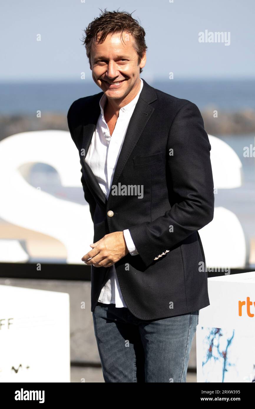 Benjamín Vicuña attends the Los Mil Dias De Allende Photocall during 71st San Sebastian ...