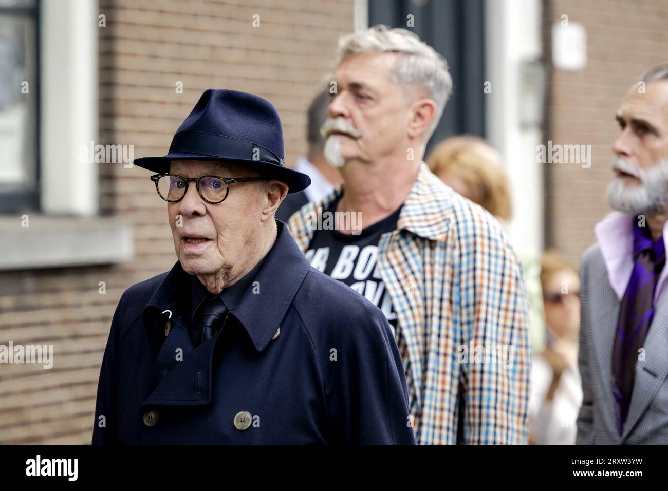 AMSTERDAM - Hans van Manen (Ballet dancer and choreographer) arrives at ...