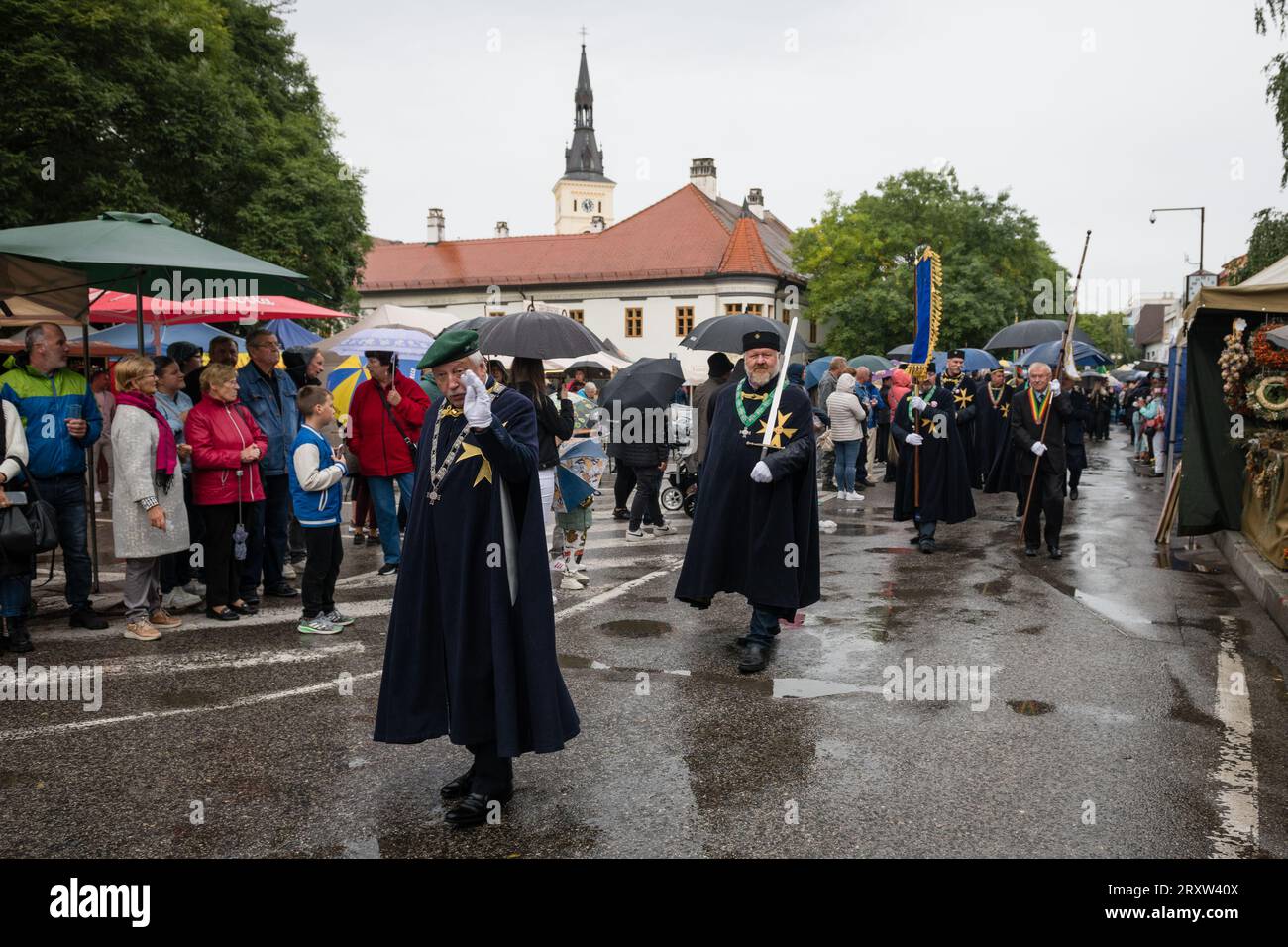 PEZINOK, SLOVAKIA - SEP 24, 2023: Allegorical procession as part of ...