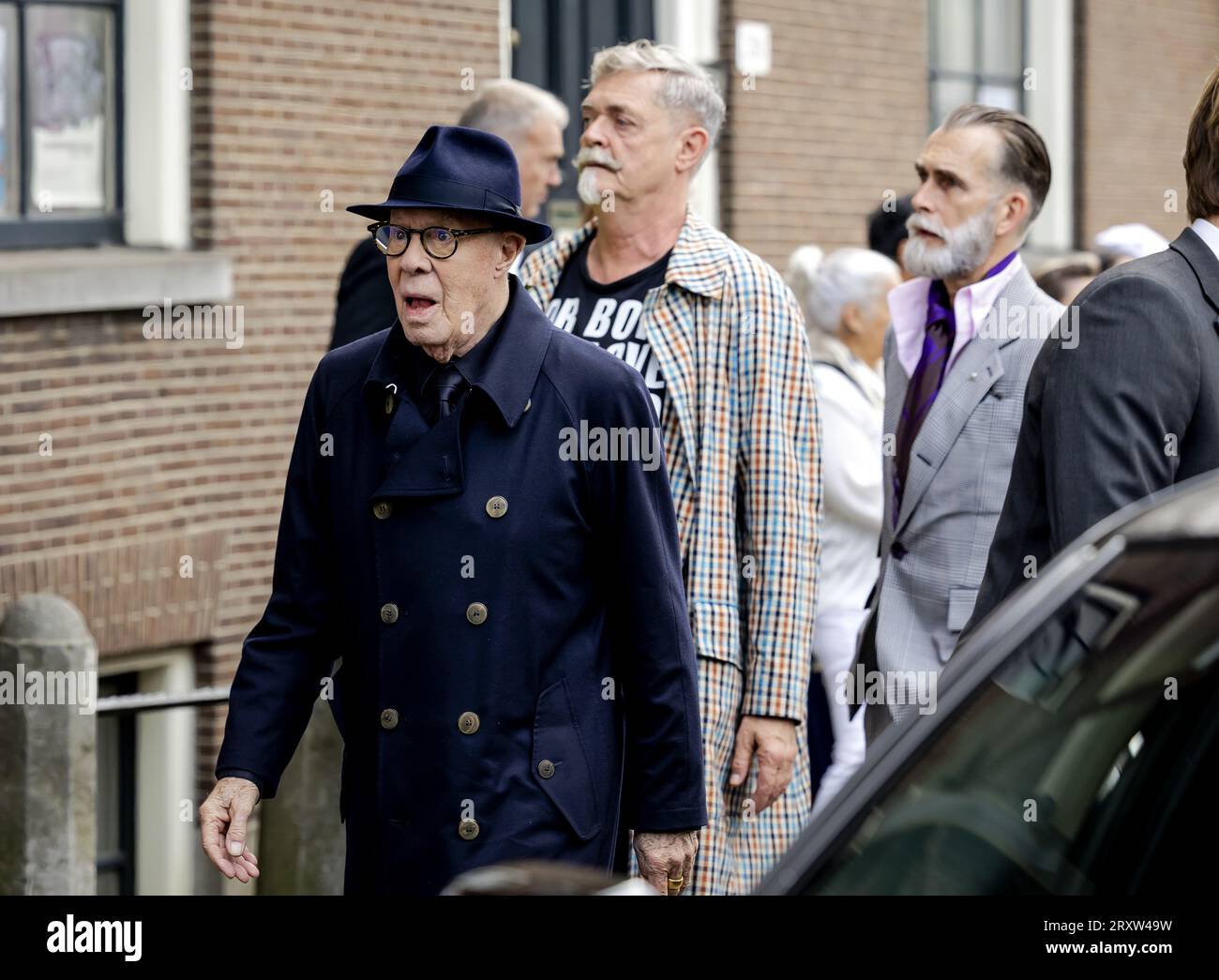 AMSTERDAM - Hans van Manen (Ballet dancer and choreographer) arrives at ...