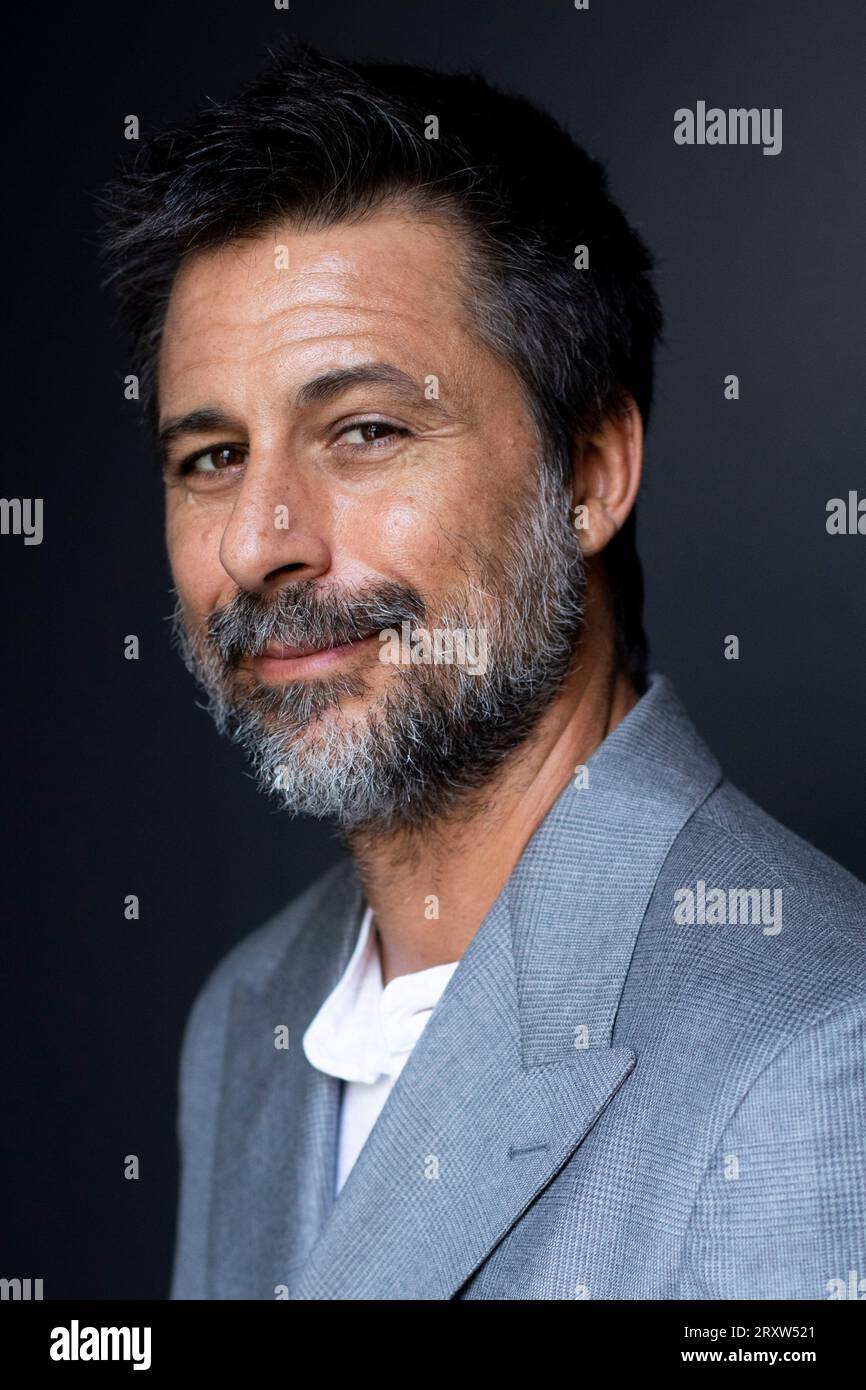 Hugo Silva poses during 71st San Sebastian International Film Festival ...