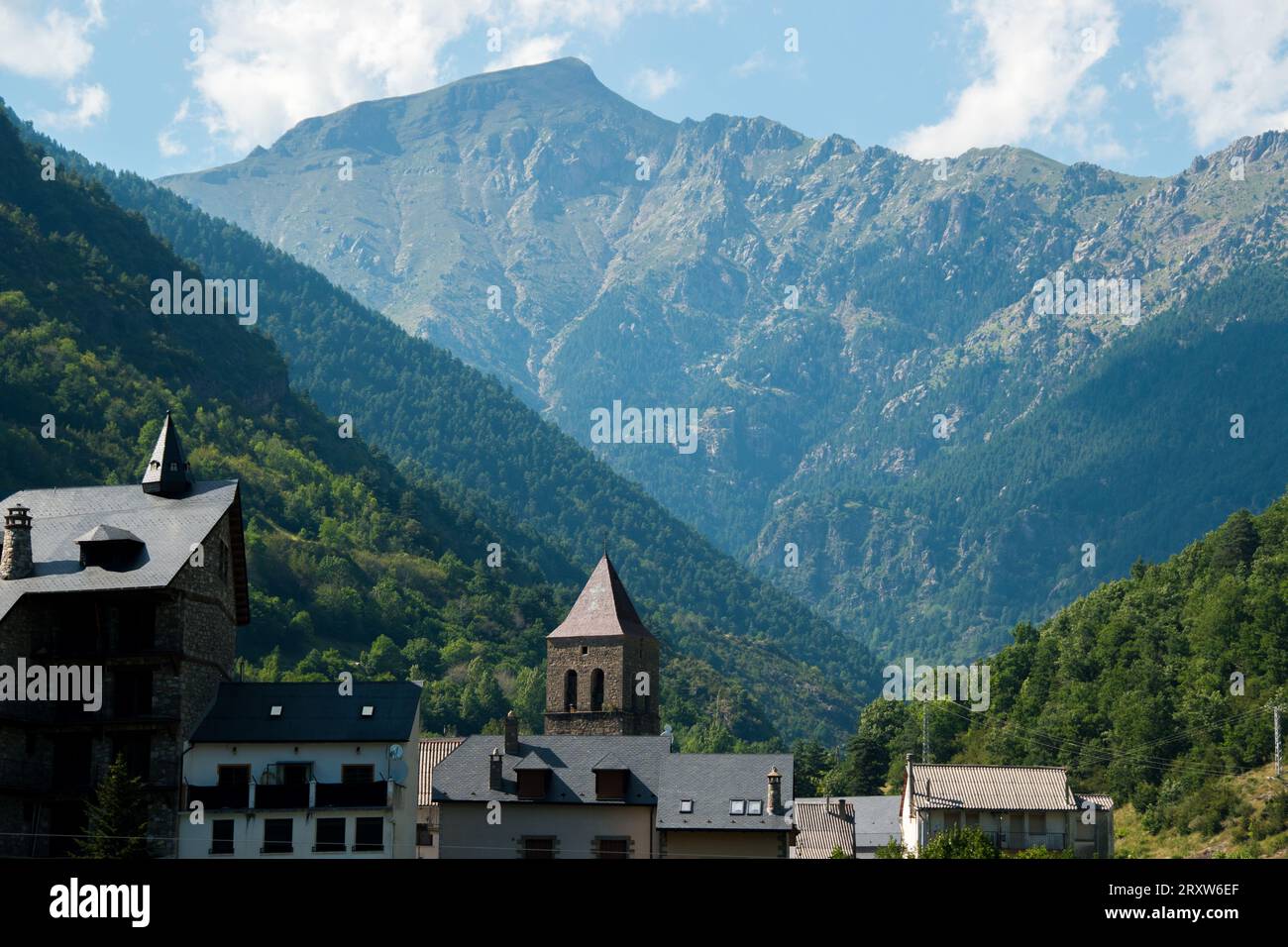 Pyrenees mountains city hi-res stock photography and images - Alamy