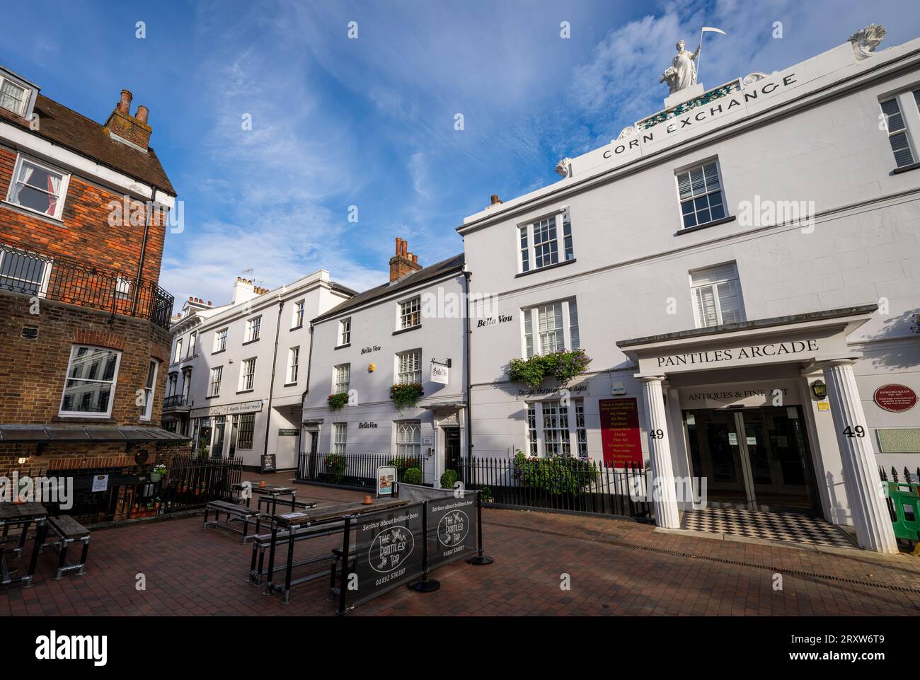 Tunbridge Wells, Kent, UK: The Pantiles, a Georgian colonnade in Royal ...