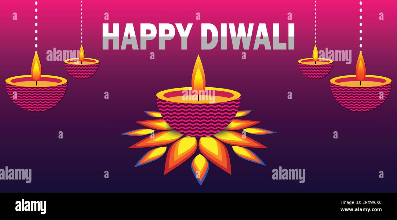 Happy Diwali festival banner, greeting card, HD Desktop wallpaper ...