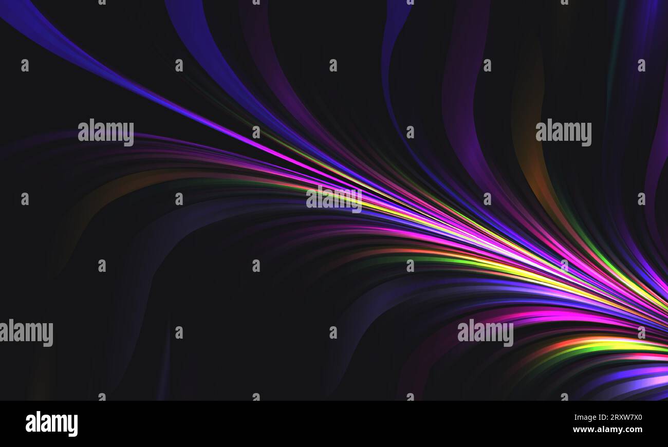 Multicolor wavy pattern shiny Stock Vector Images - Alamy