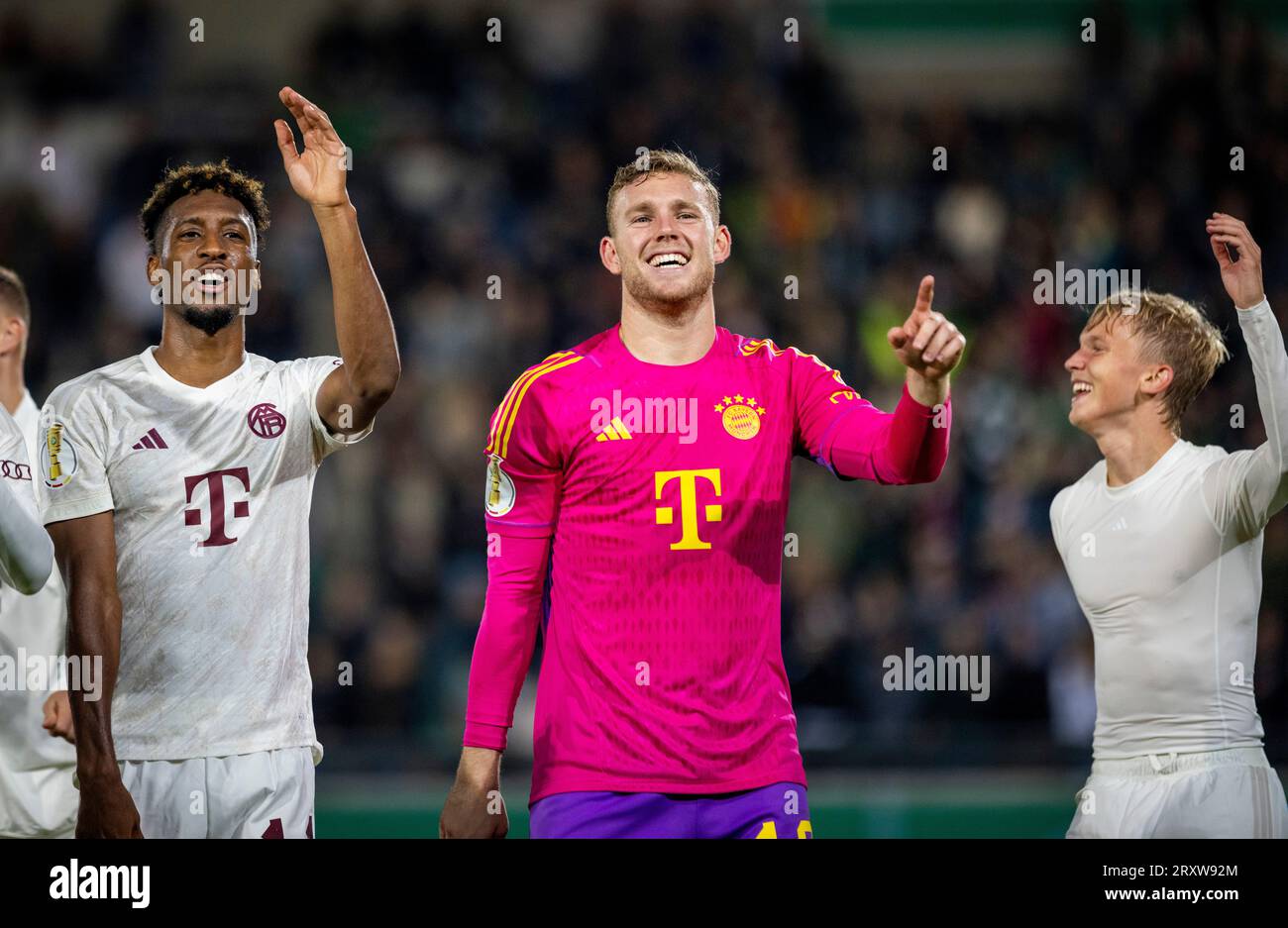 Münster, Germany. 26st Sep 2023. Kingsley Coman (Muenchen)Torwart ...
