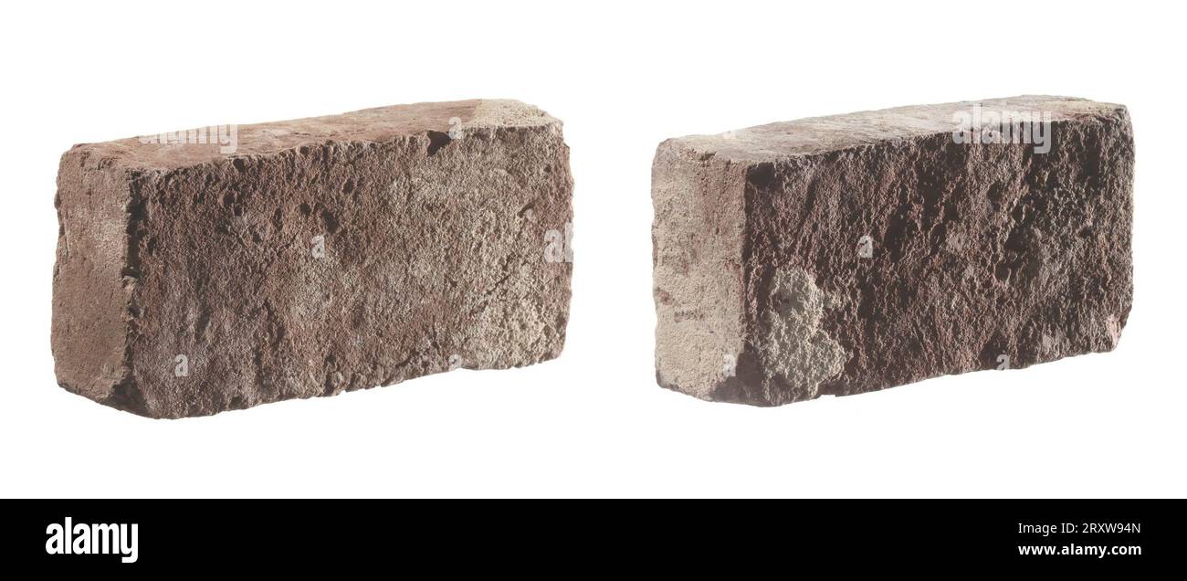 A red clay brick that was once part of the structure of the White House ...