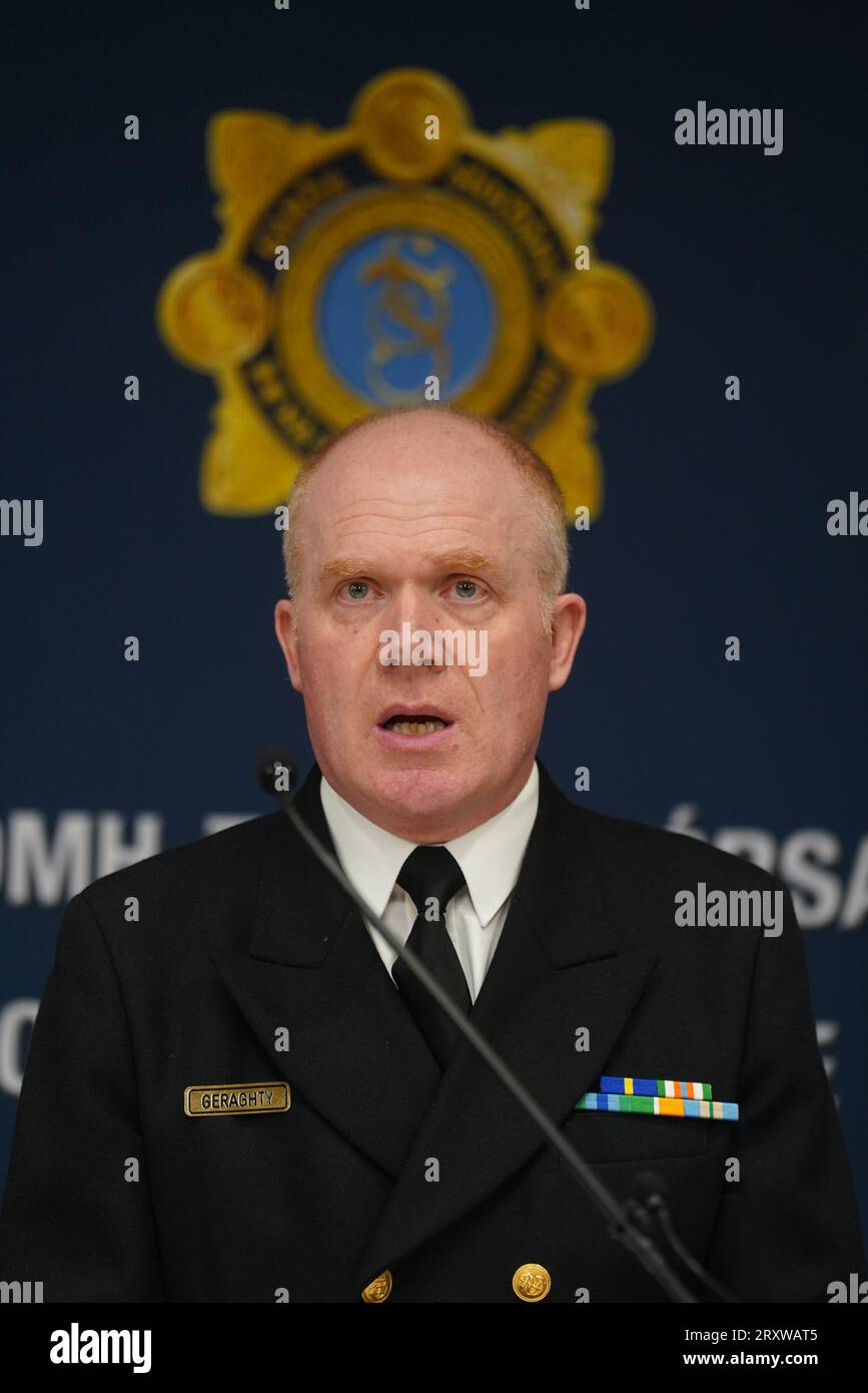 Commander Tony Geraghty, Fleet Operations Commander Irish Naval Service ...