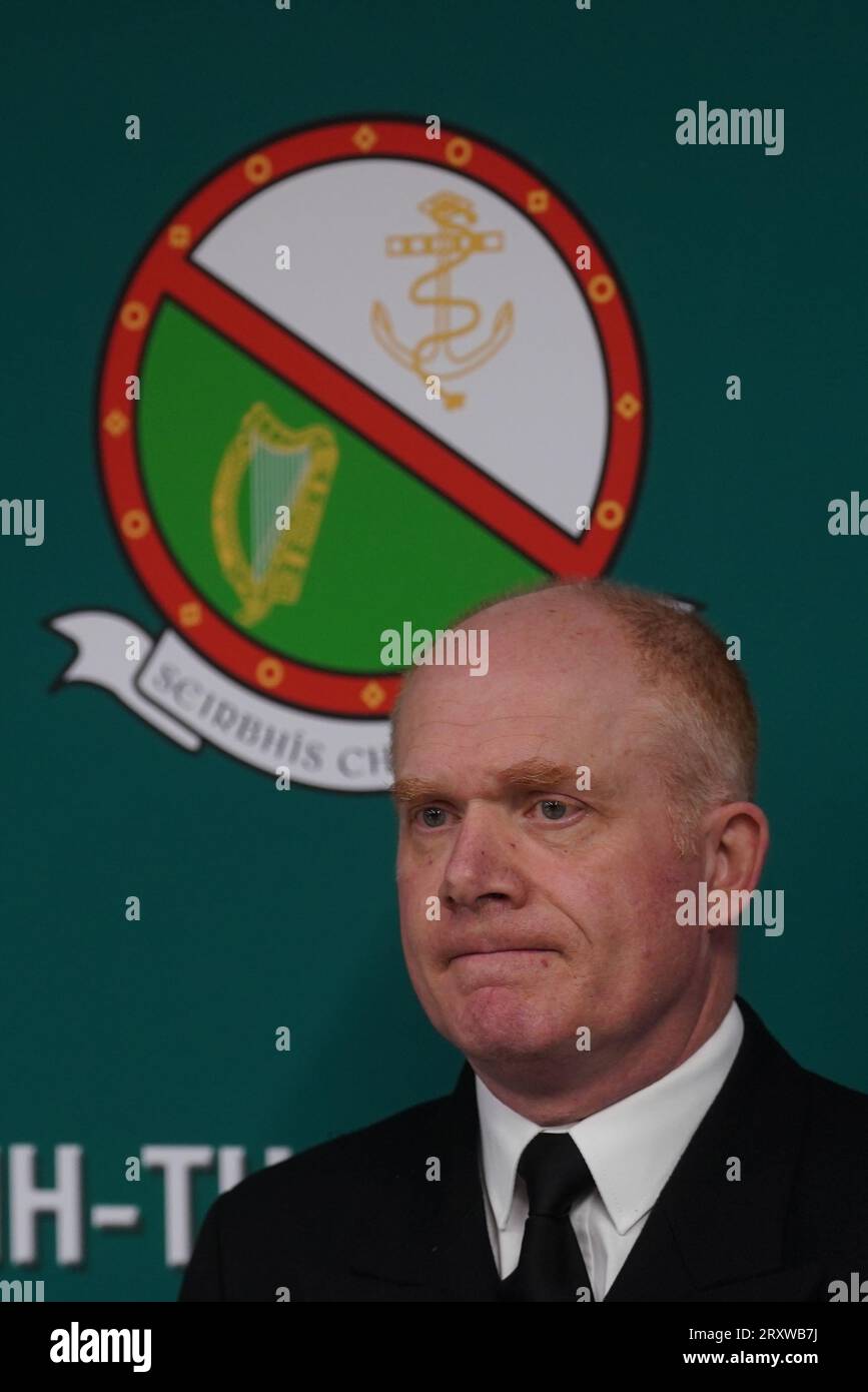Commander Tony Geraghty, Fleet Operations Commander Irish Naval Service ...