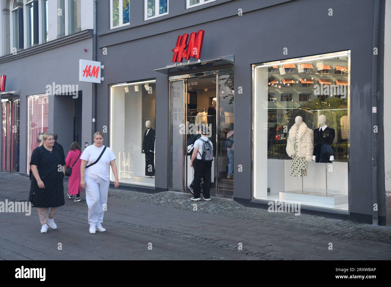 27September 2023/Swedish retail H&M store in danish capital Copenhagen ...