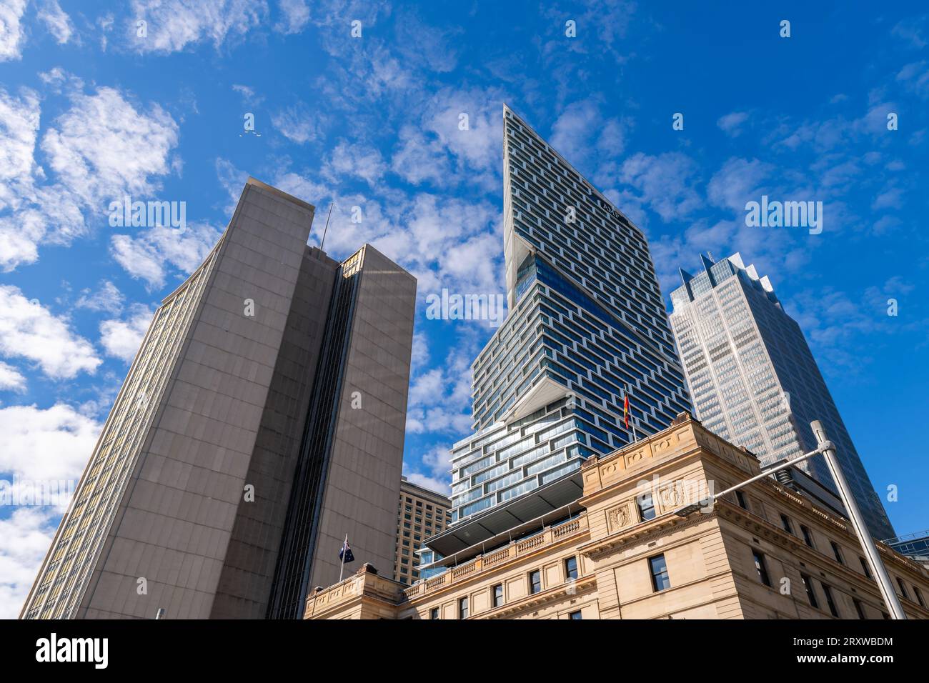 Sydney, Australia - April 17, 2022: Newly constructed AMP Quay Quarter ...