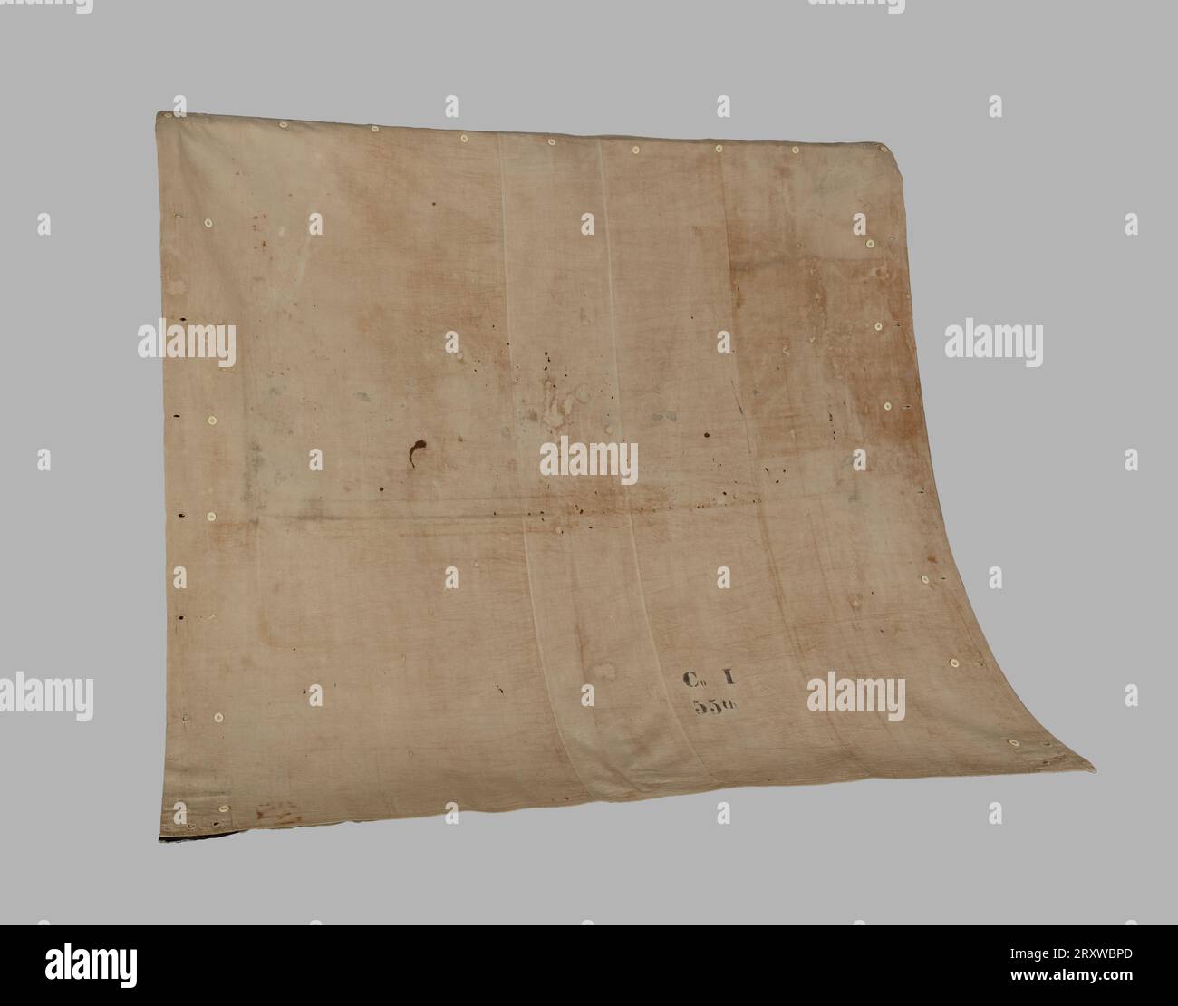 Civil war shelter tent half owned by George Thompson Garrison circa ...