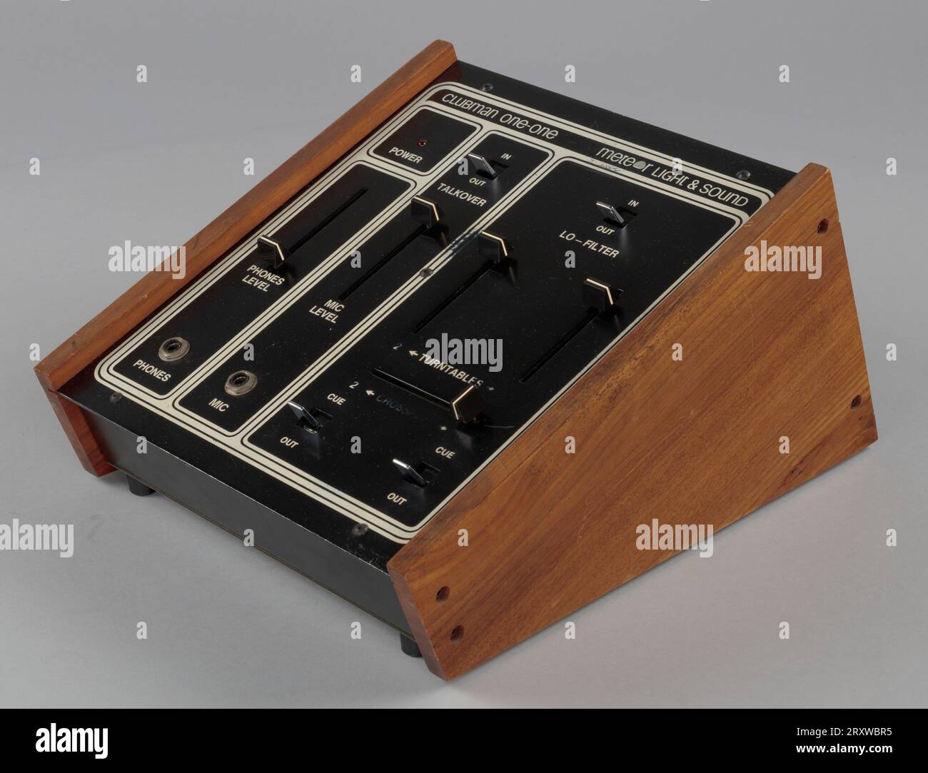 Clubman mixer used as part of a DJ setup 1970s Stock Photo - Alamy