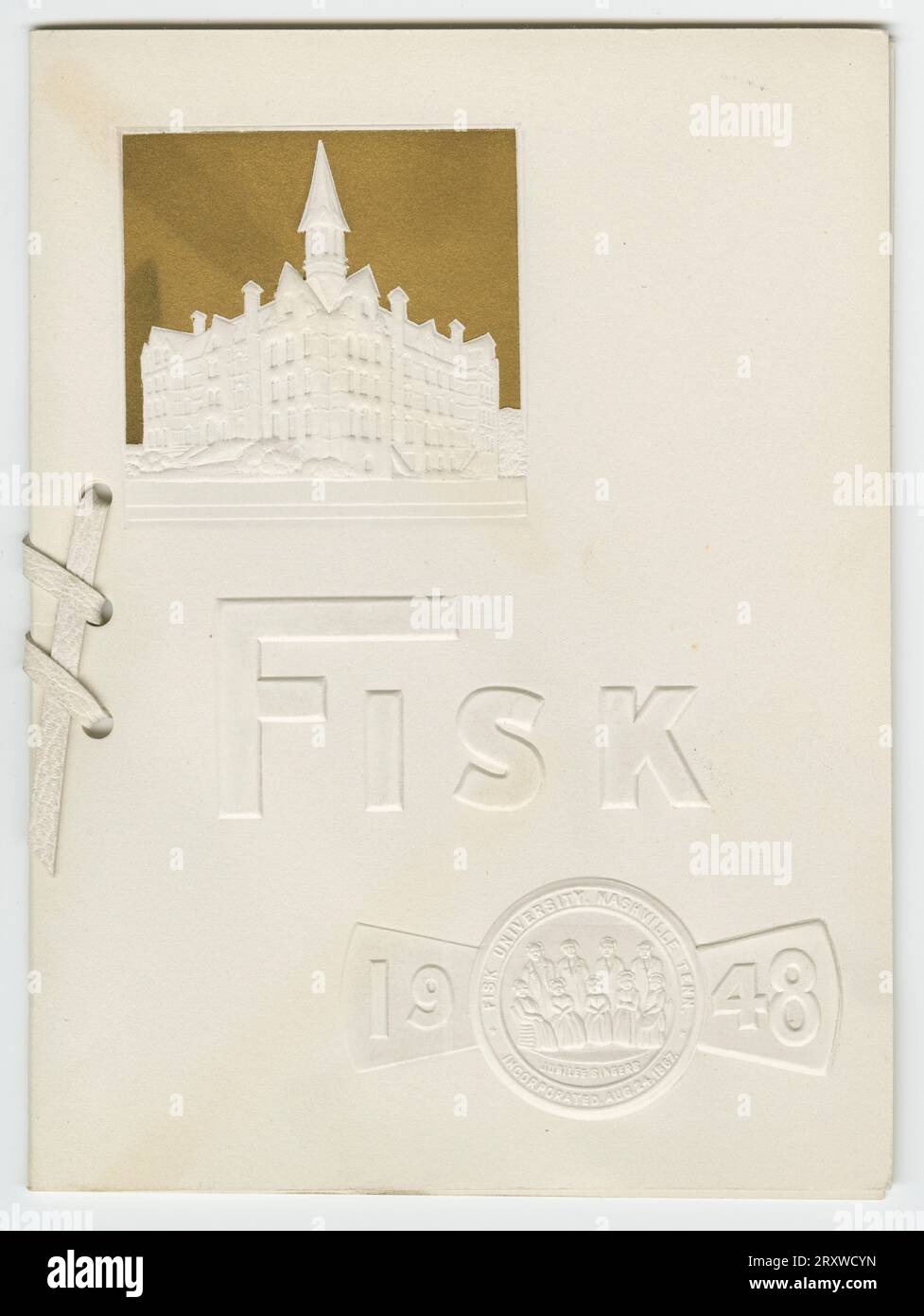 Invitation for commencement at Fisk University. The booklet (2014.213.1 ...