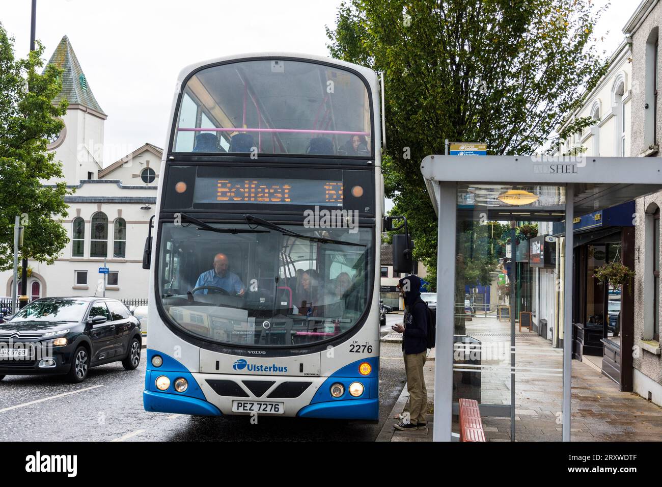 Translink Ulsterbus in Ballyclare, County Antrim, Northern Ireland Stock Photo - Alamy