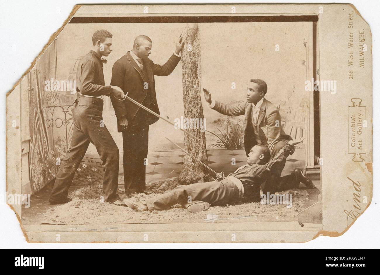 Men holding swords hi-res stock photography and images - Alamy