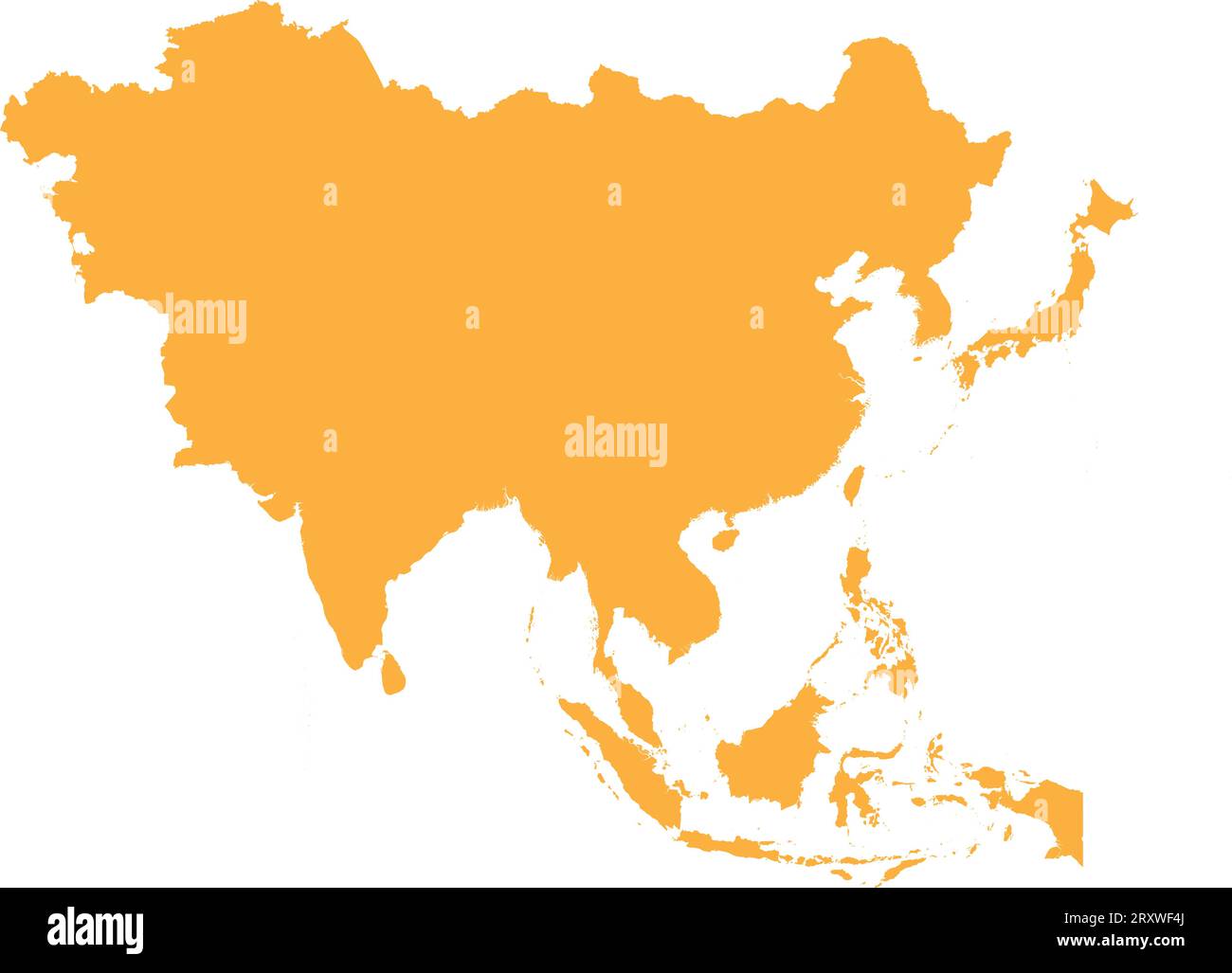 Orange color land Cut Out Stock Images & Pictures - Alamy