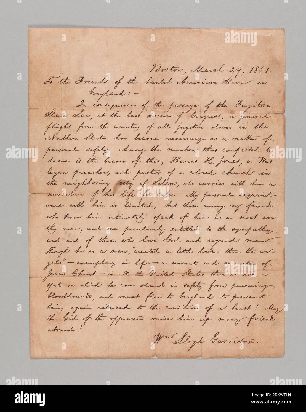 1861 letter hi-res stock photography and images - Alamy