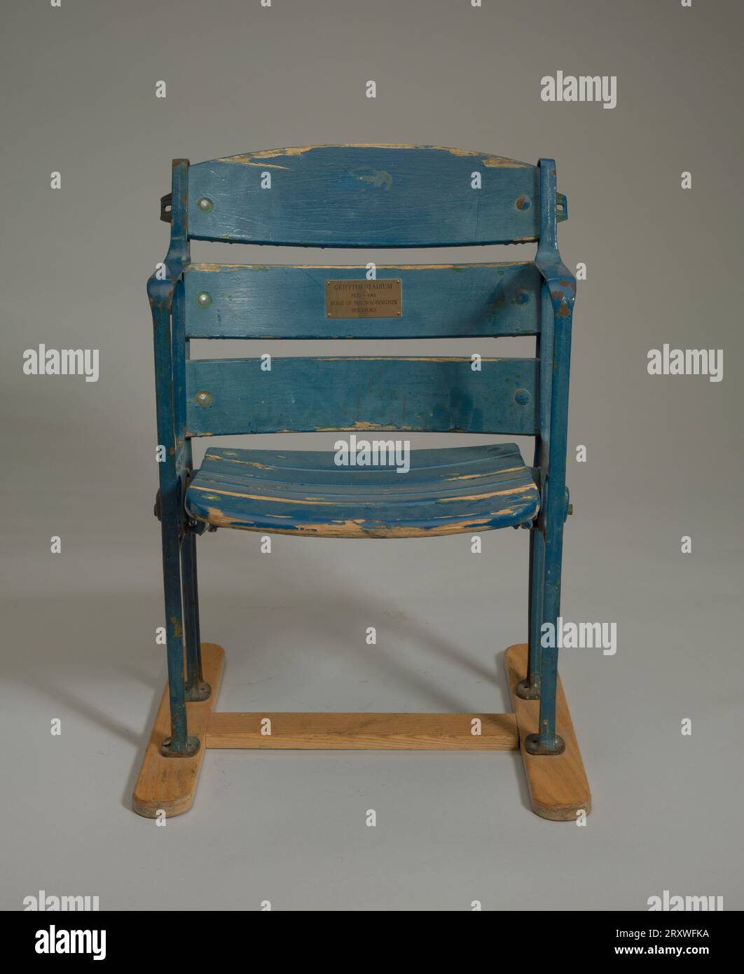 Seat from Griffith Stadium ca. 1940 Stock Photo - Alamy