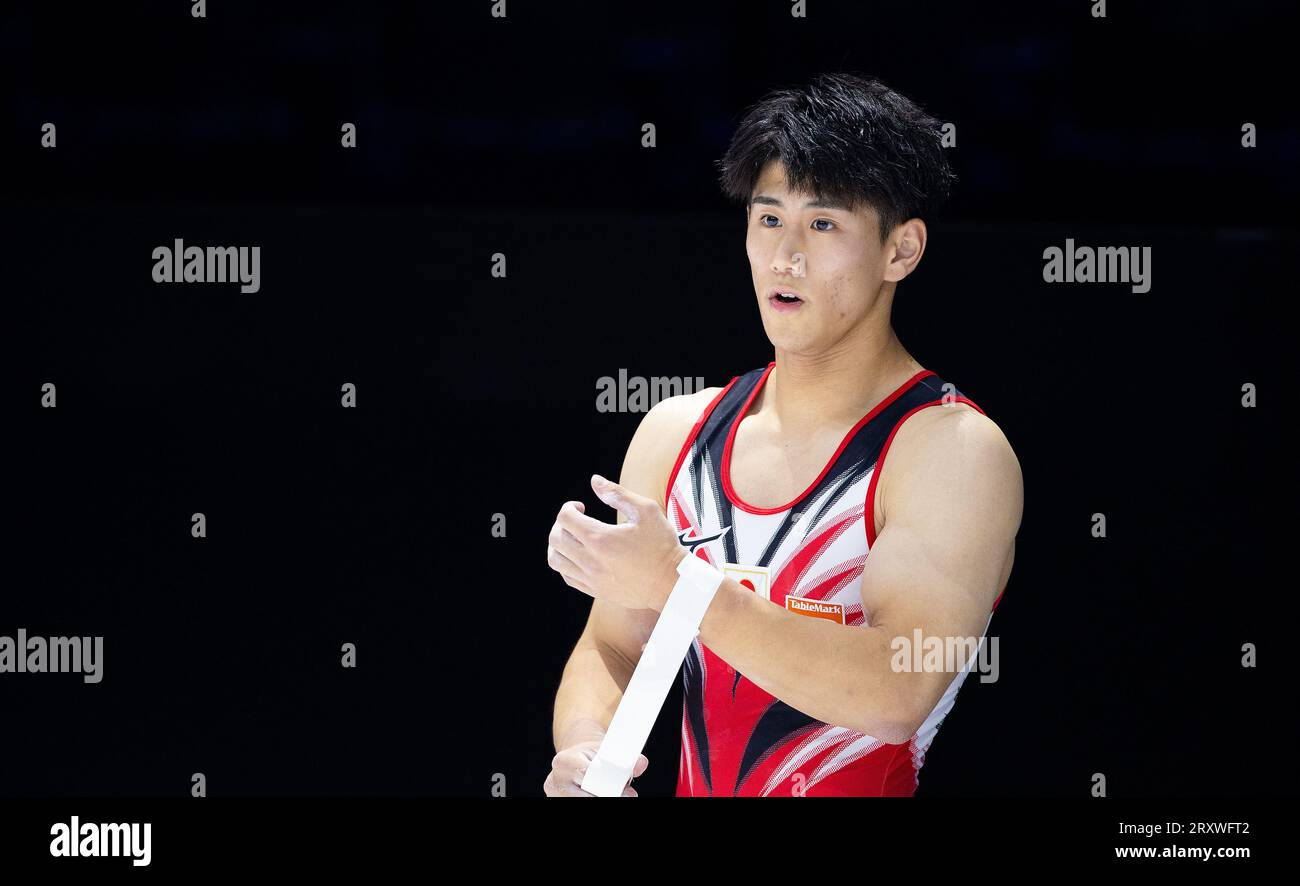 Antwerp, Belgium. 27th Sep, 2023. Daiki Hashimoto in action during the ...