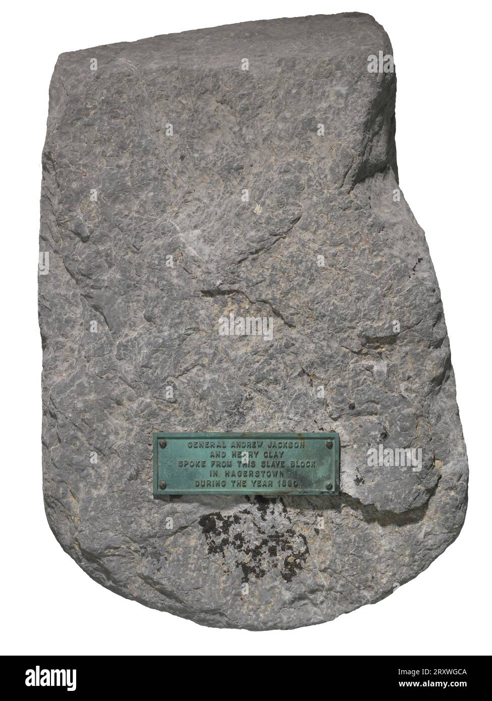 A large gray carved marble Calc-silicate shist stone with a flattened ...