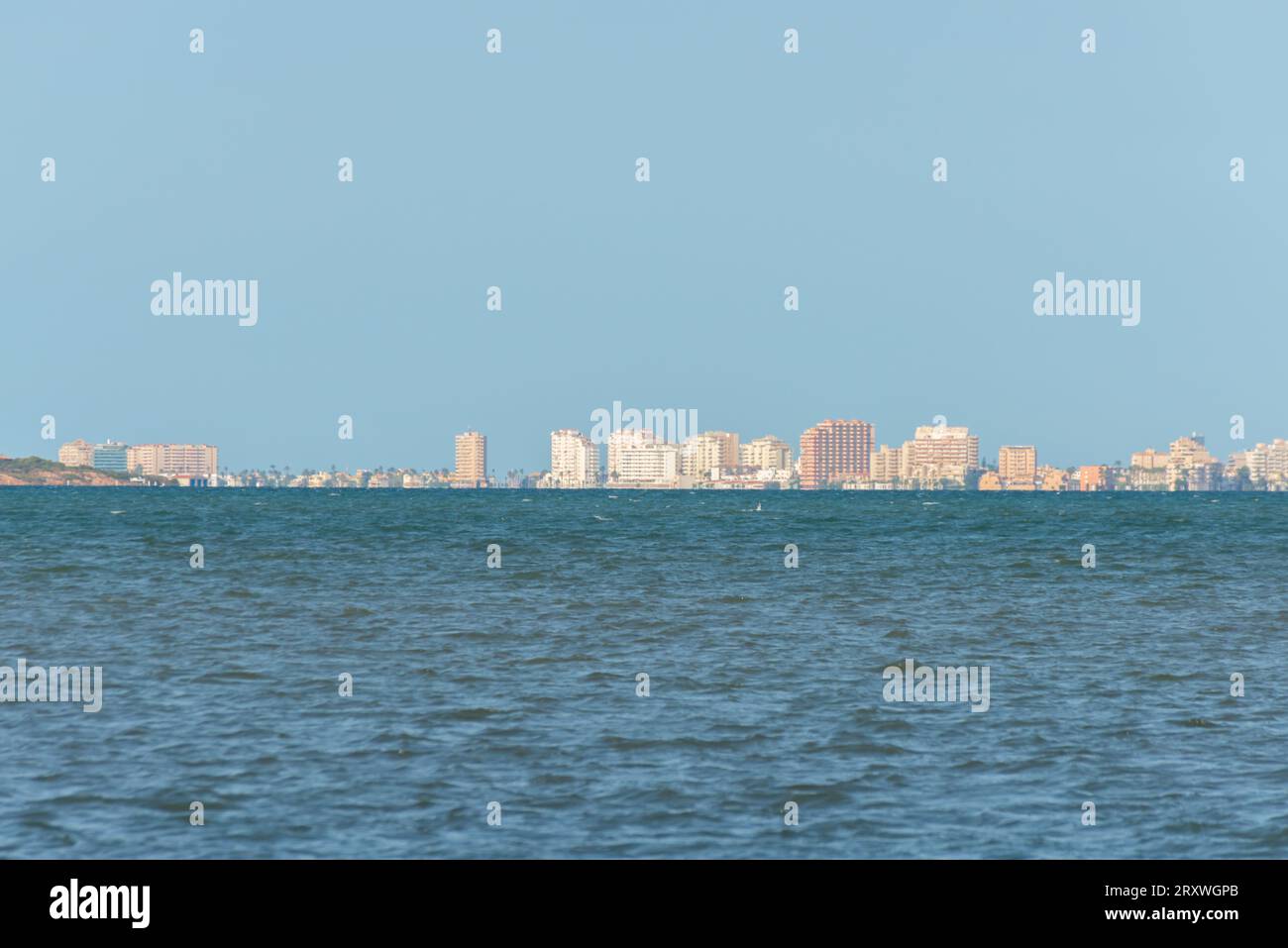 LA MANGA DEL MAR MENOR, SPAIN - 19 SEPTEMBER 2022 Landscape of the ...