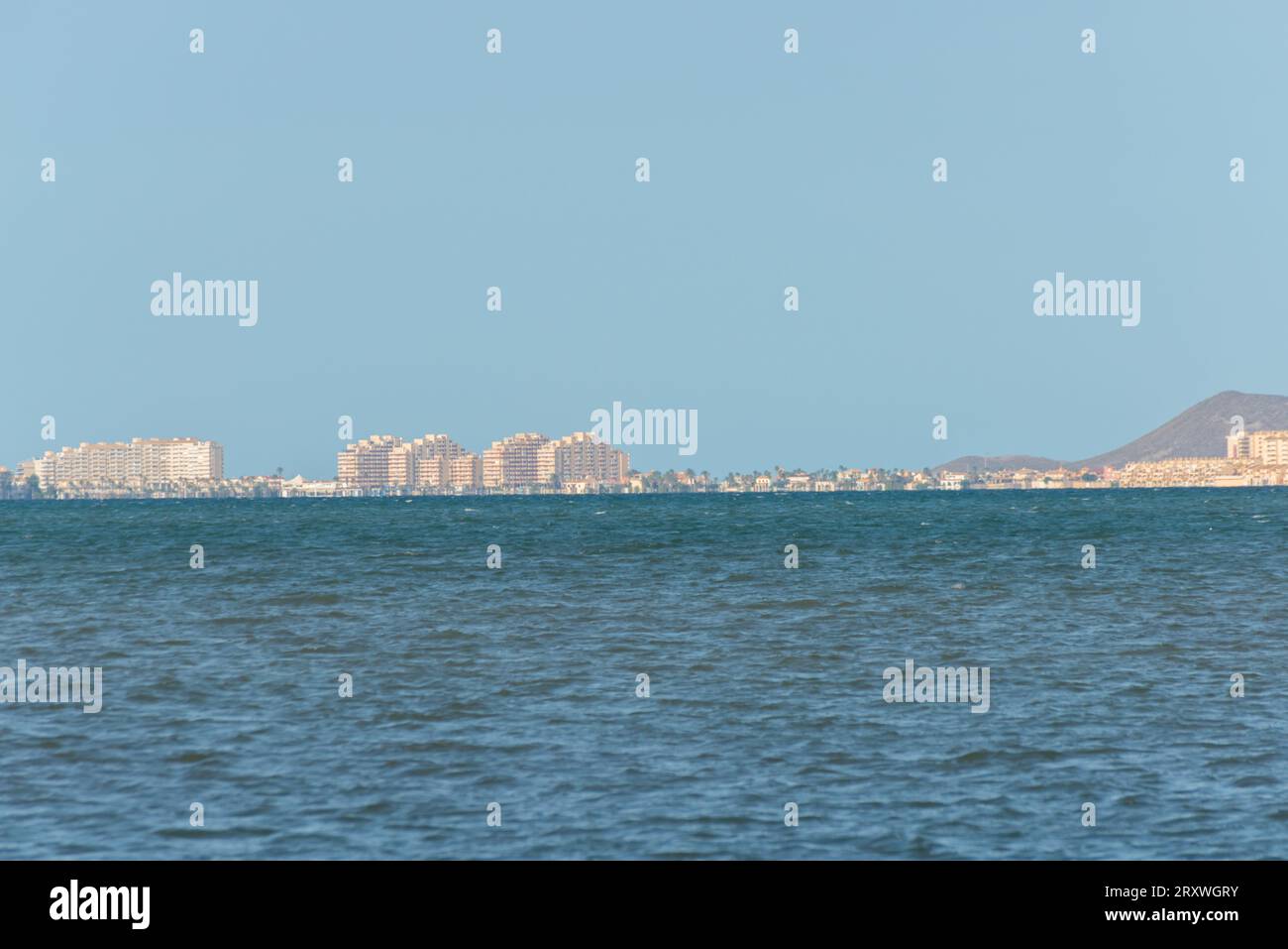 LA MANGA DEL MAR MENOR, SPAIN - 19 SEPTEMBER 2022 Landscape of the ...