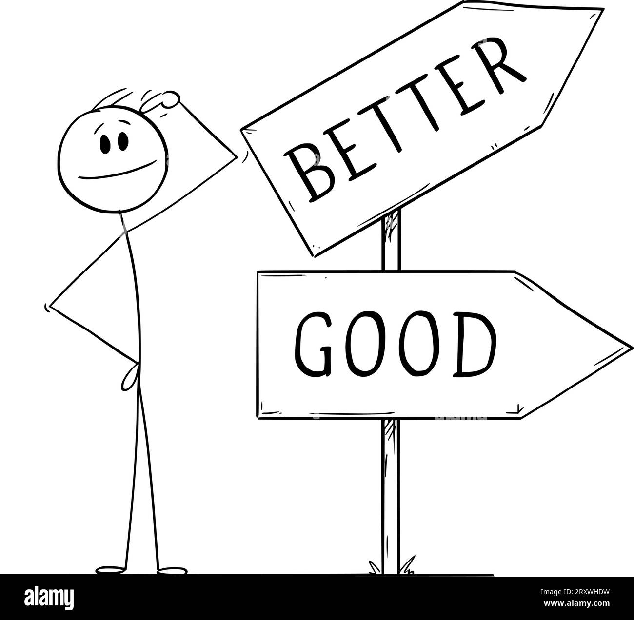 Opportunity for improvement Black and White Stock Photos & Images - Alamy