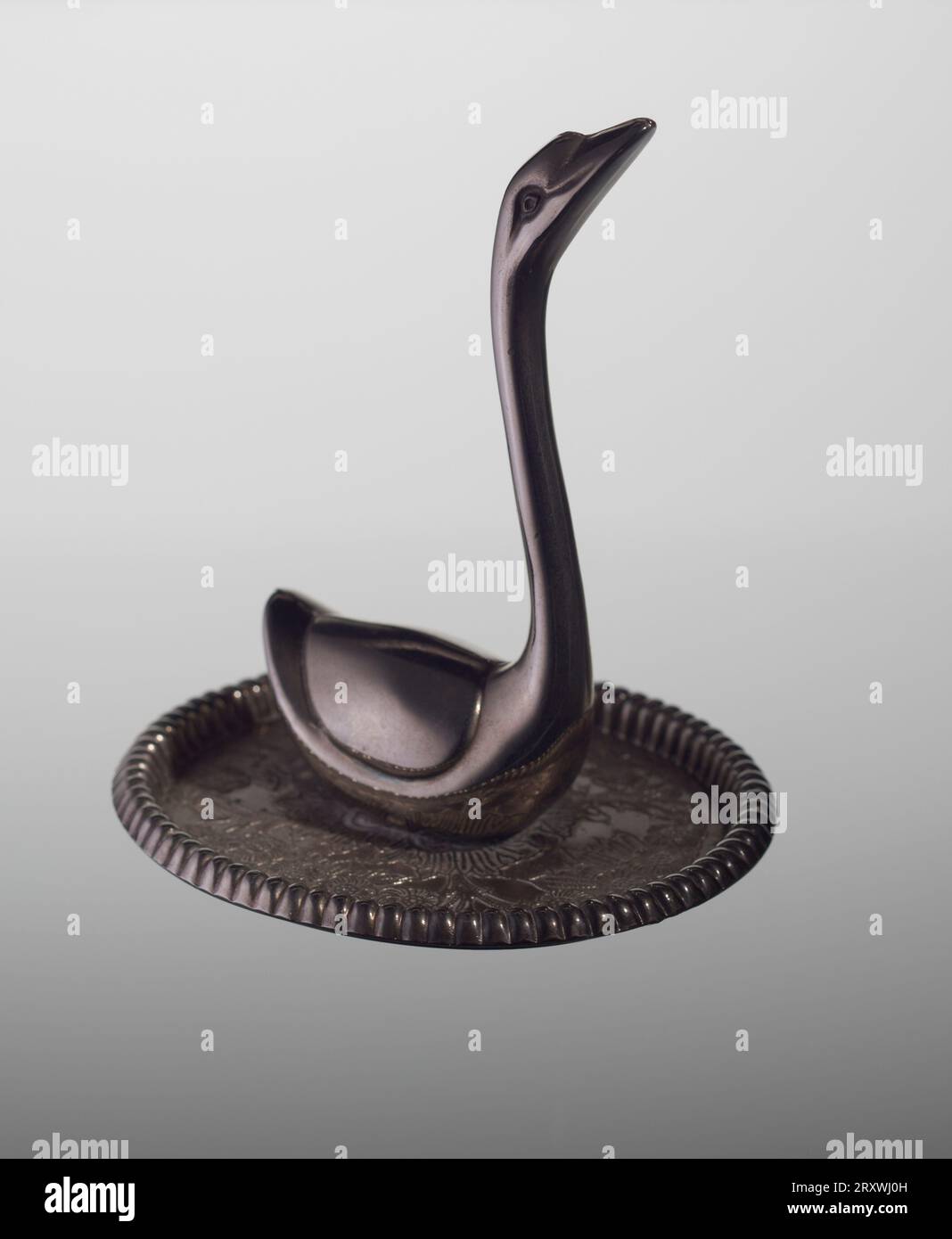 Swan shaped ring holder owned by Ginger Smock late 20th century Stock ...