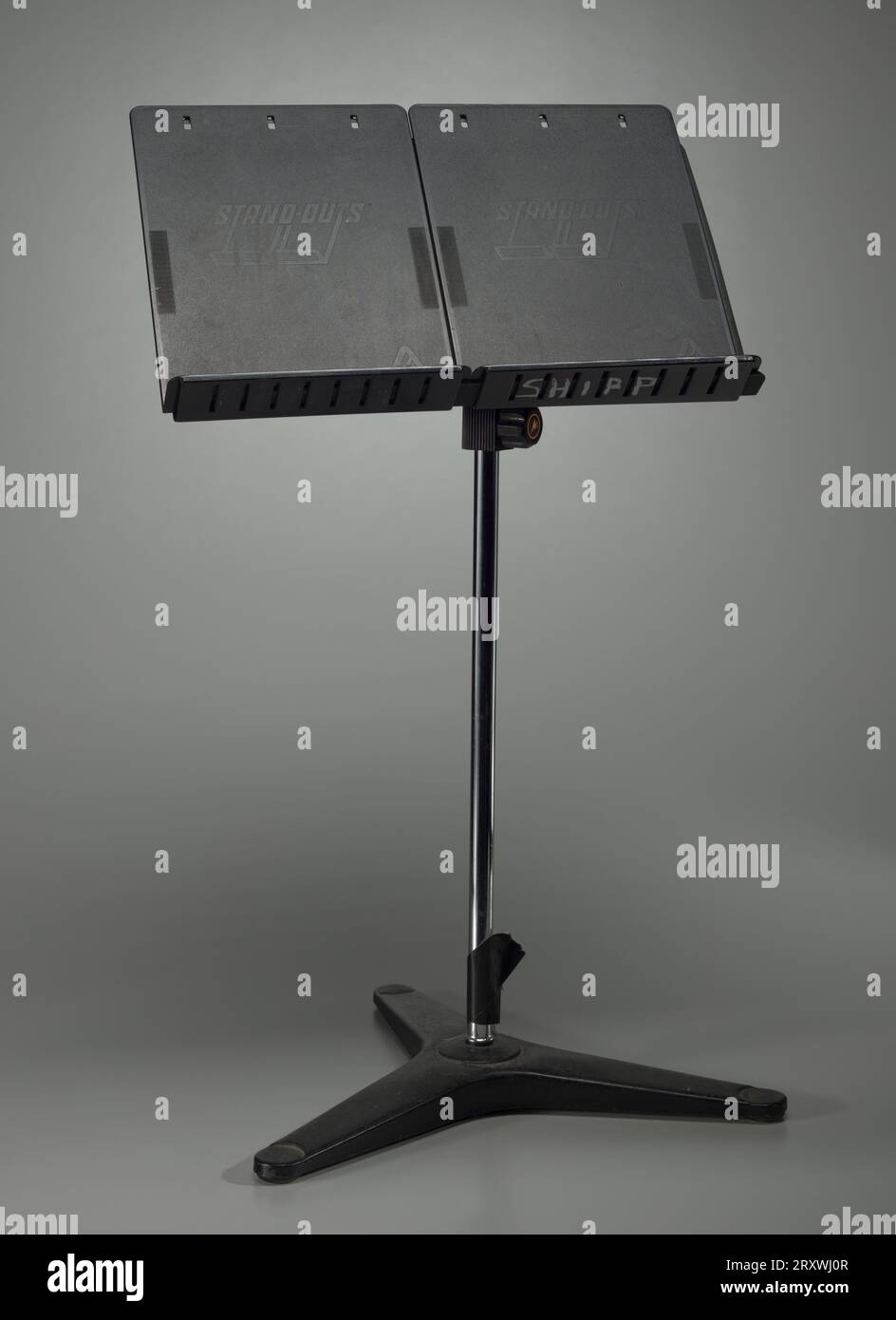 Music stand used by Ginger Smock late 20th century Stock Photo - Alamy