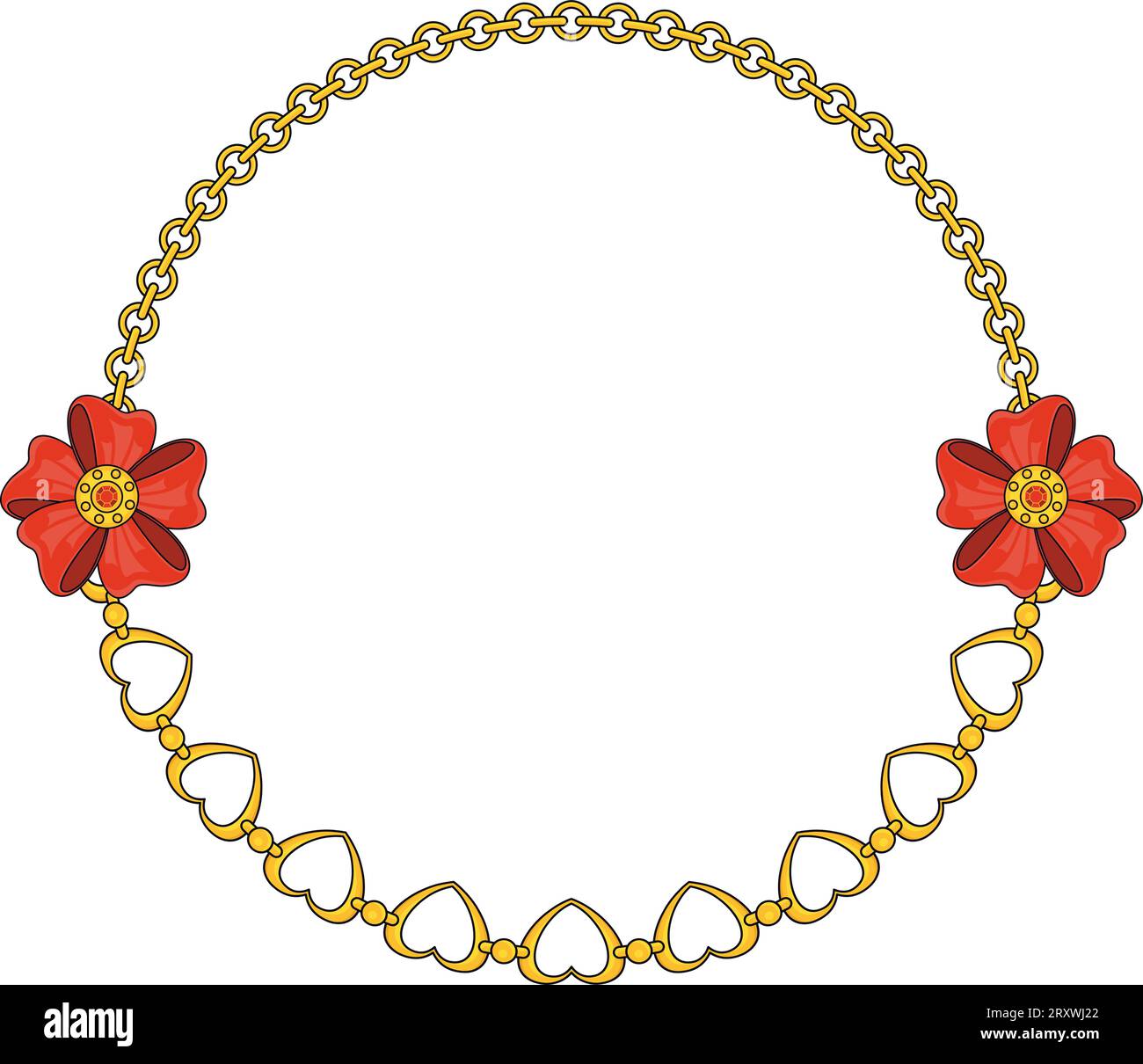 Twisted golden cord Stock Vector Images - Alamy