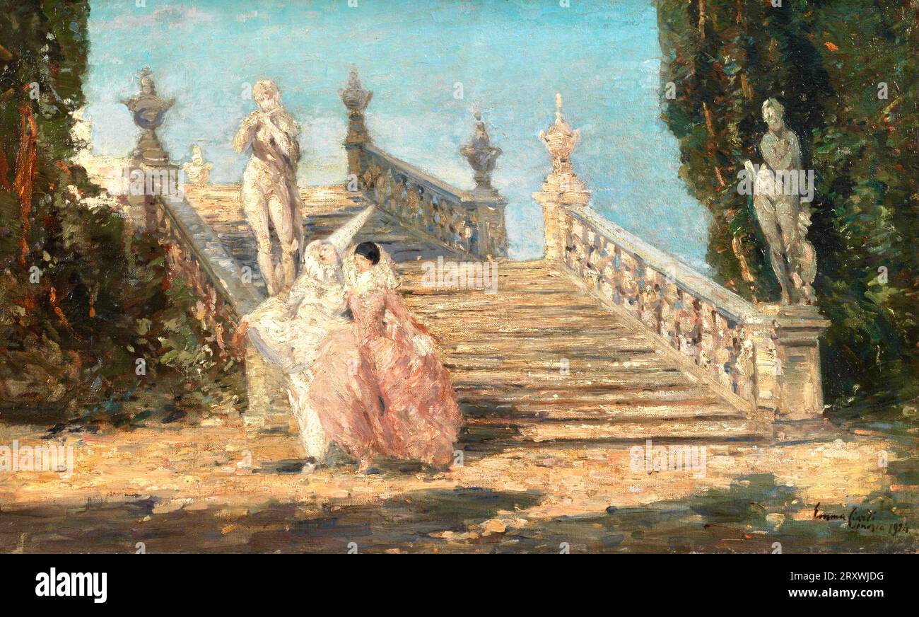 Emma Ciardi - Masked Ball - 1924 Stock Photo - Alamy