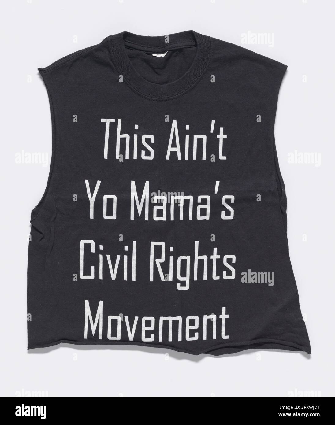 Black T-shirt with white lettering "This Ain¿t/Yo Mama¿s/Civil Rights ...