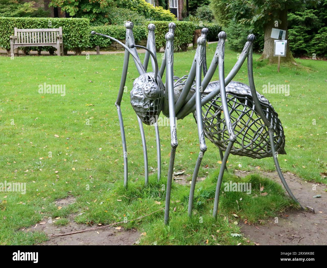 Durham, UK - 27 September 2023 : University botanical gardens. Wet ...