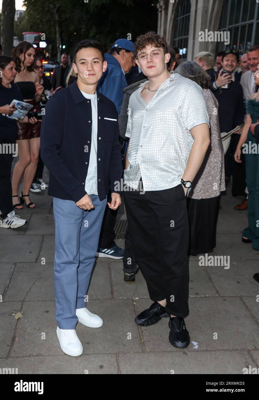 Frank Kauer and Ellis Hollins seen attending the Inside Soap Awards ...
