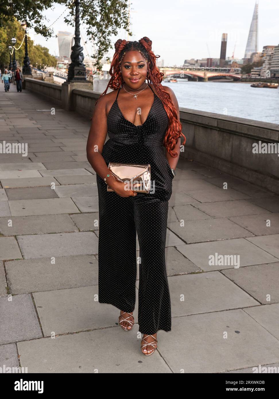 Channique Sterling-Brown seen attending the Inside Soap Awards 2023 at ...