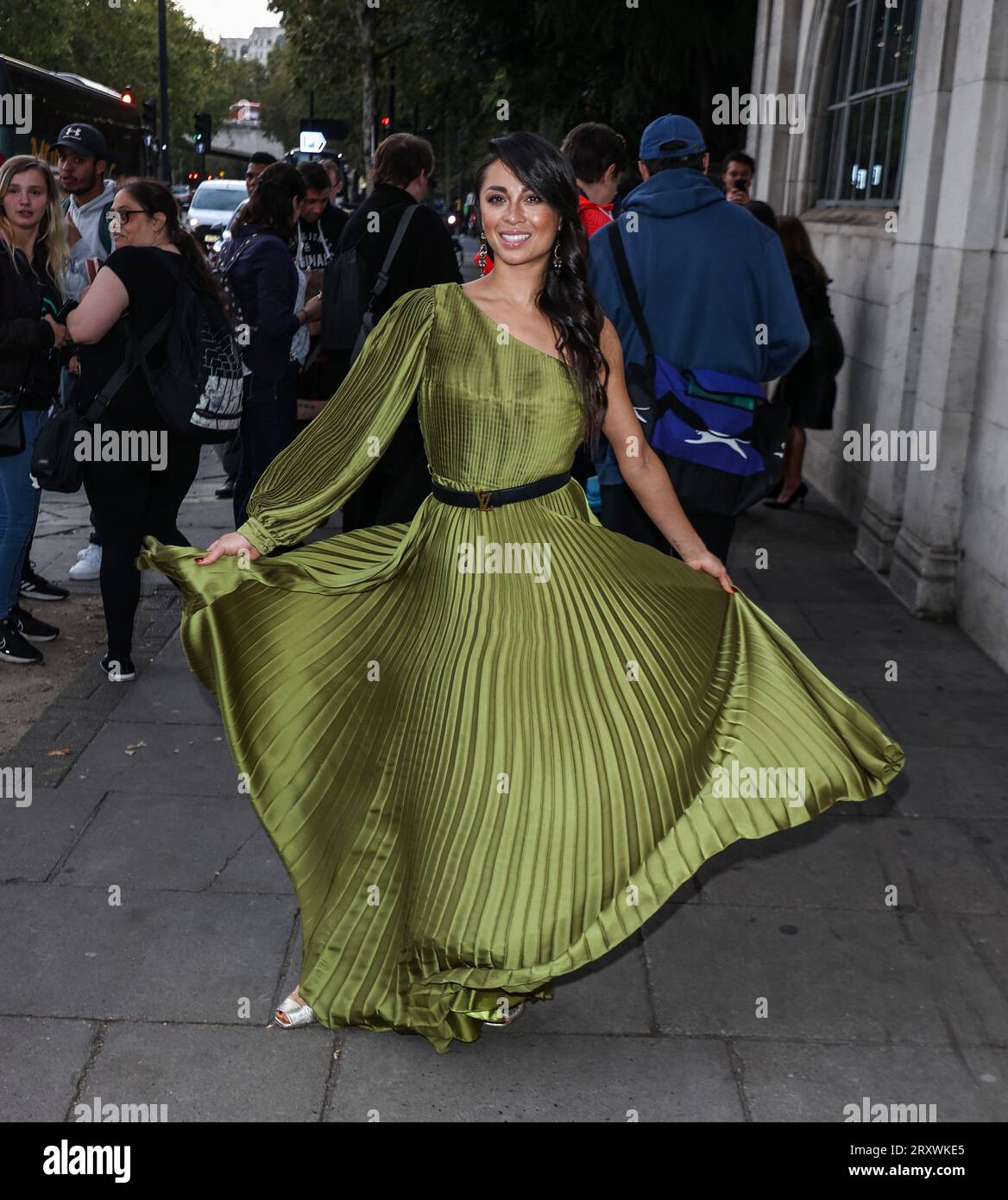 Katya Jones seen attending the Inside Soap Awards 2023 at Salsa! in ...