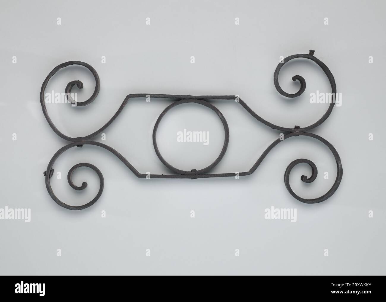 Decorative wrought iron fashioned by Peter Simmons 19th century Stock ...