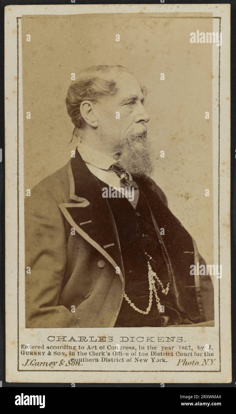 Portrait de charles dickens hi-res stock photography and images - Alamy