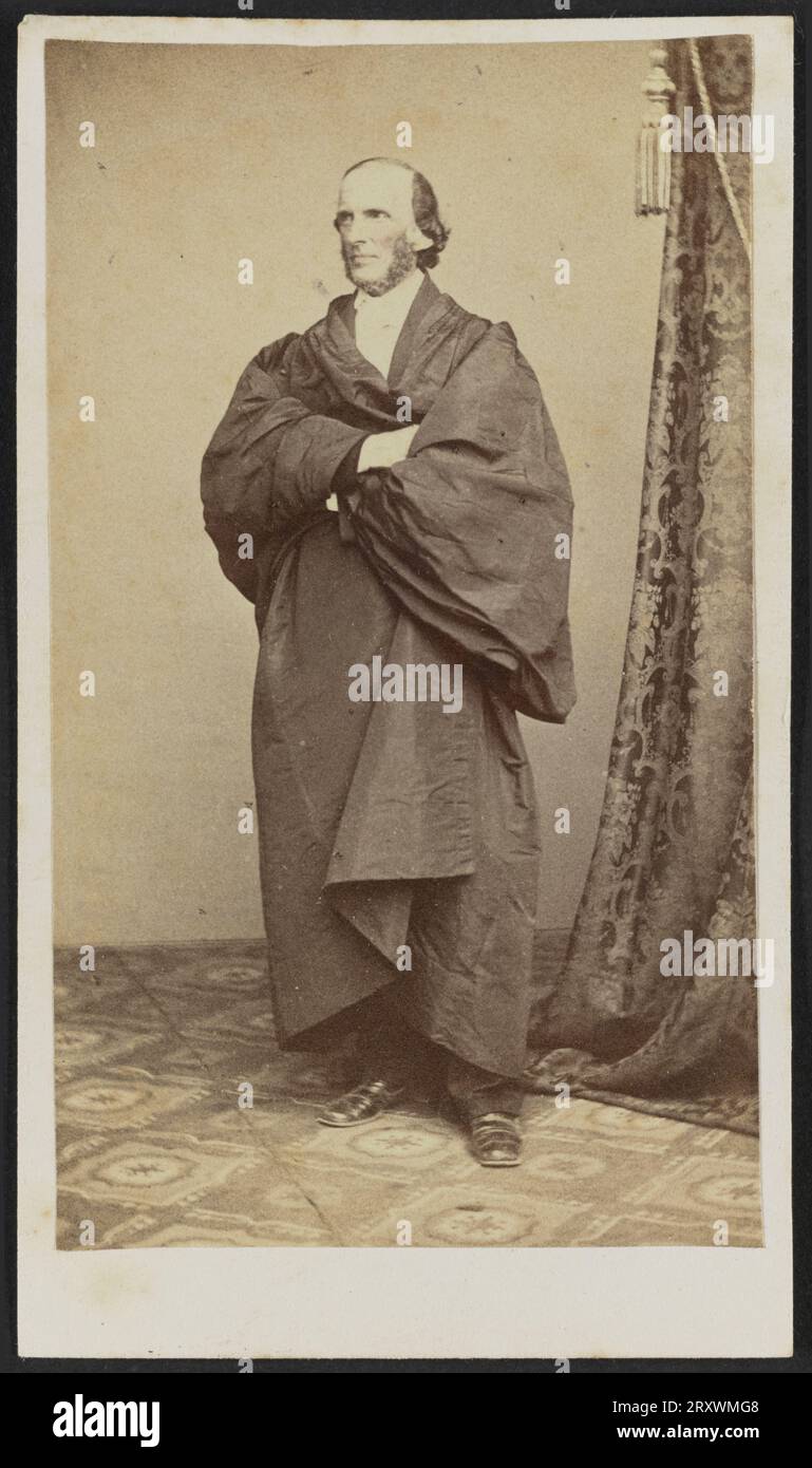 Carte-de-visite portrait of William Henry Channing 1862-1865 Stock ...