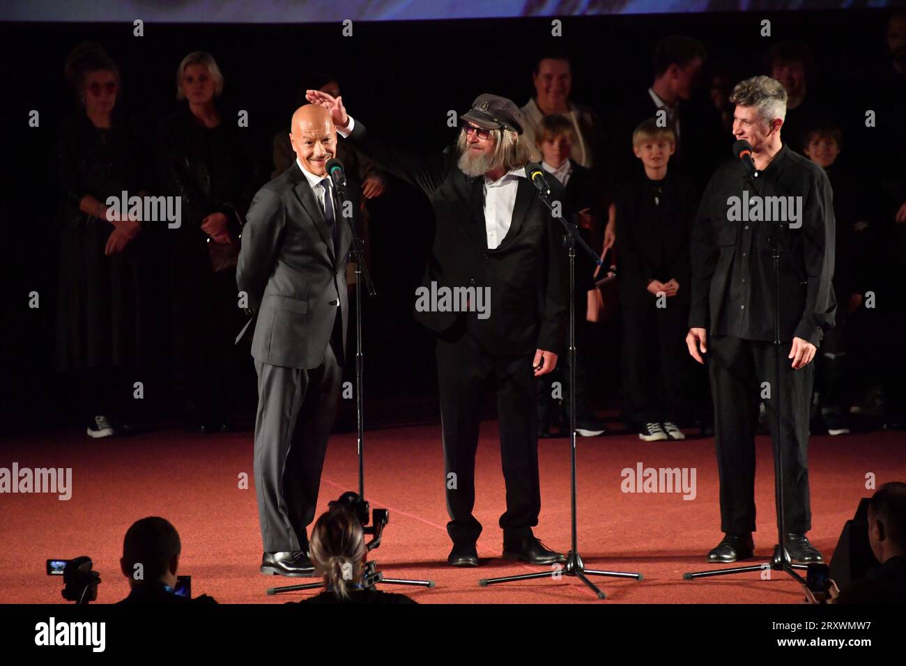 Moscow. Director Fyodor Bondarchuk, traveler Fyodor Konyukhov and ...