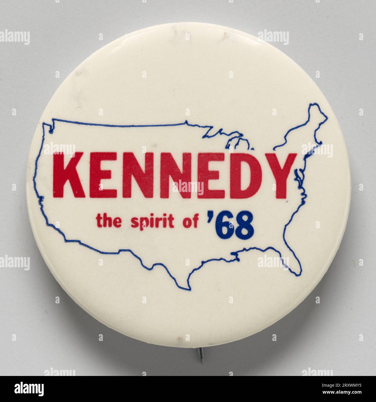 Pinback button for Robert F. Kennedy’s 1968 presidential primary ...