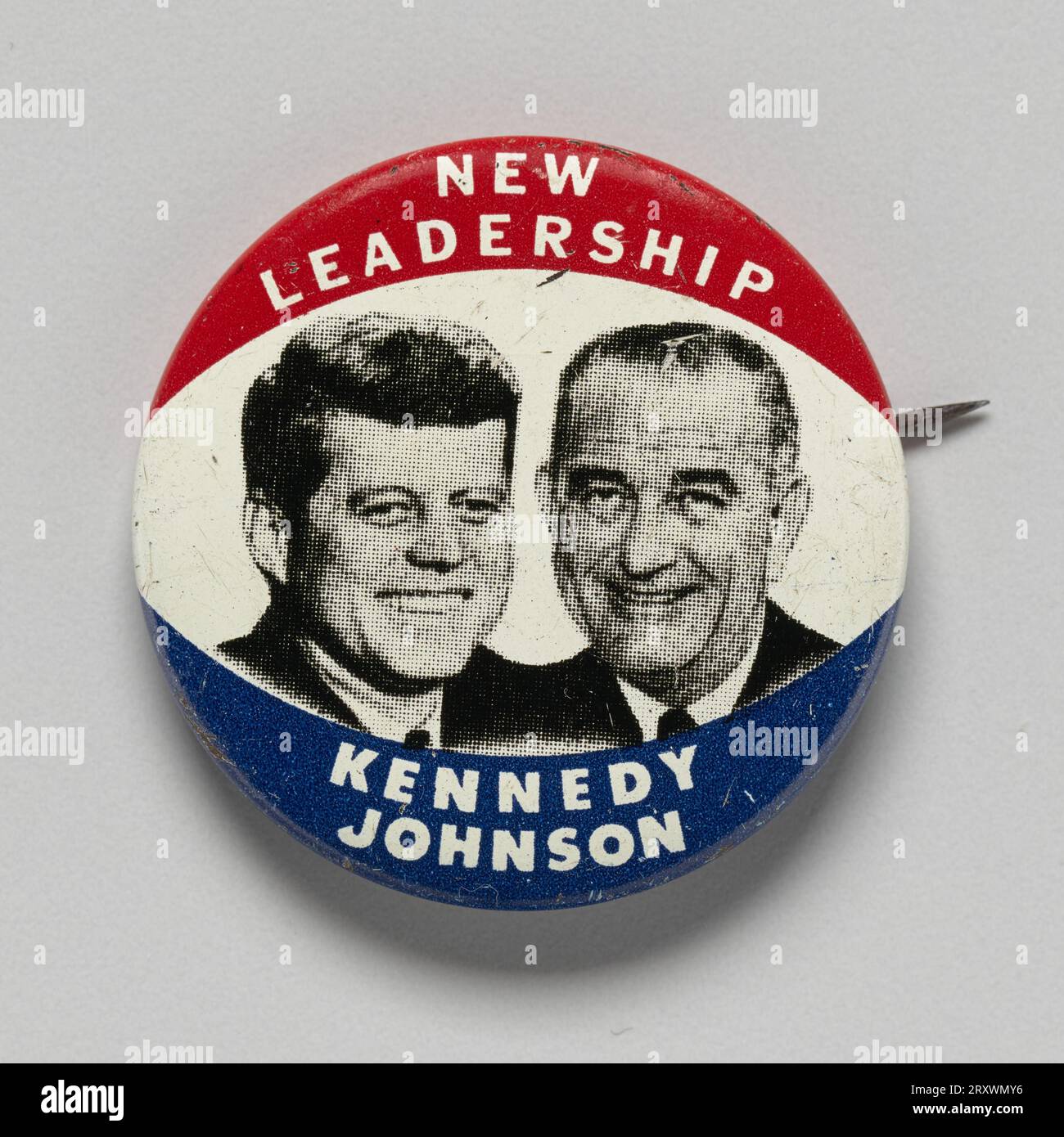 Pinback button for Kennedy - Johnson 1960 presidential campaign 1960 ...