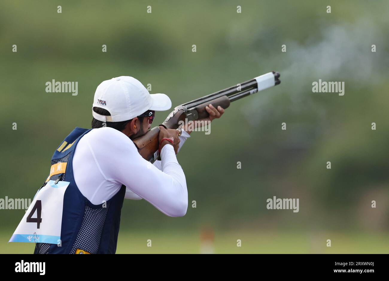 (230927) -- HANGZHOU, Sept. 27, 2023 (Xinhua) -- Anant Jeet Singh ...