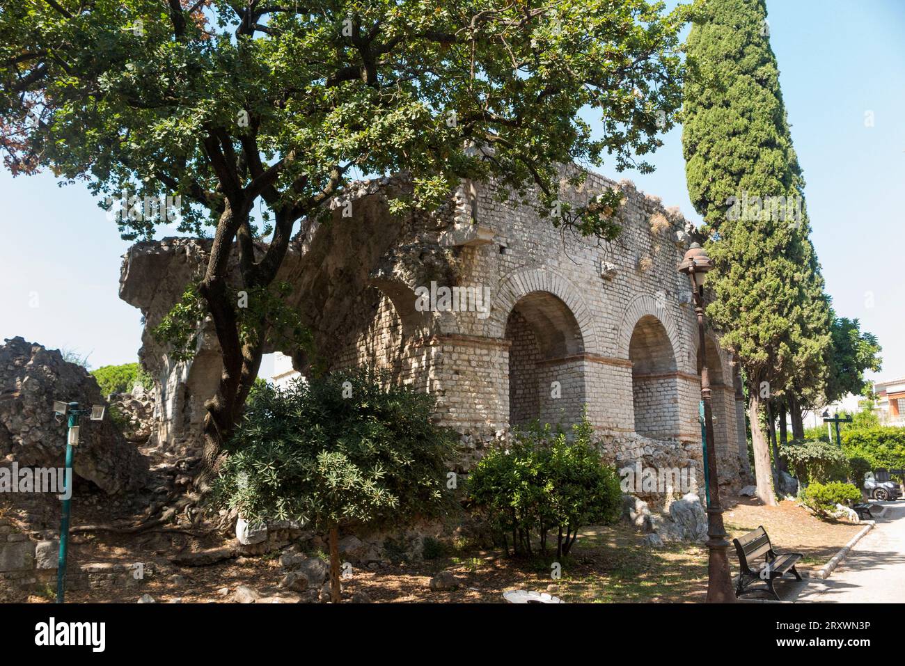 Arènes de Cimiez. Nice, France. The Cimiez arenas are a Roman ...