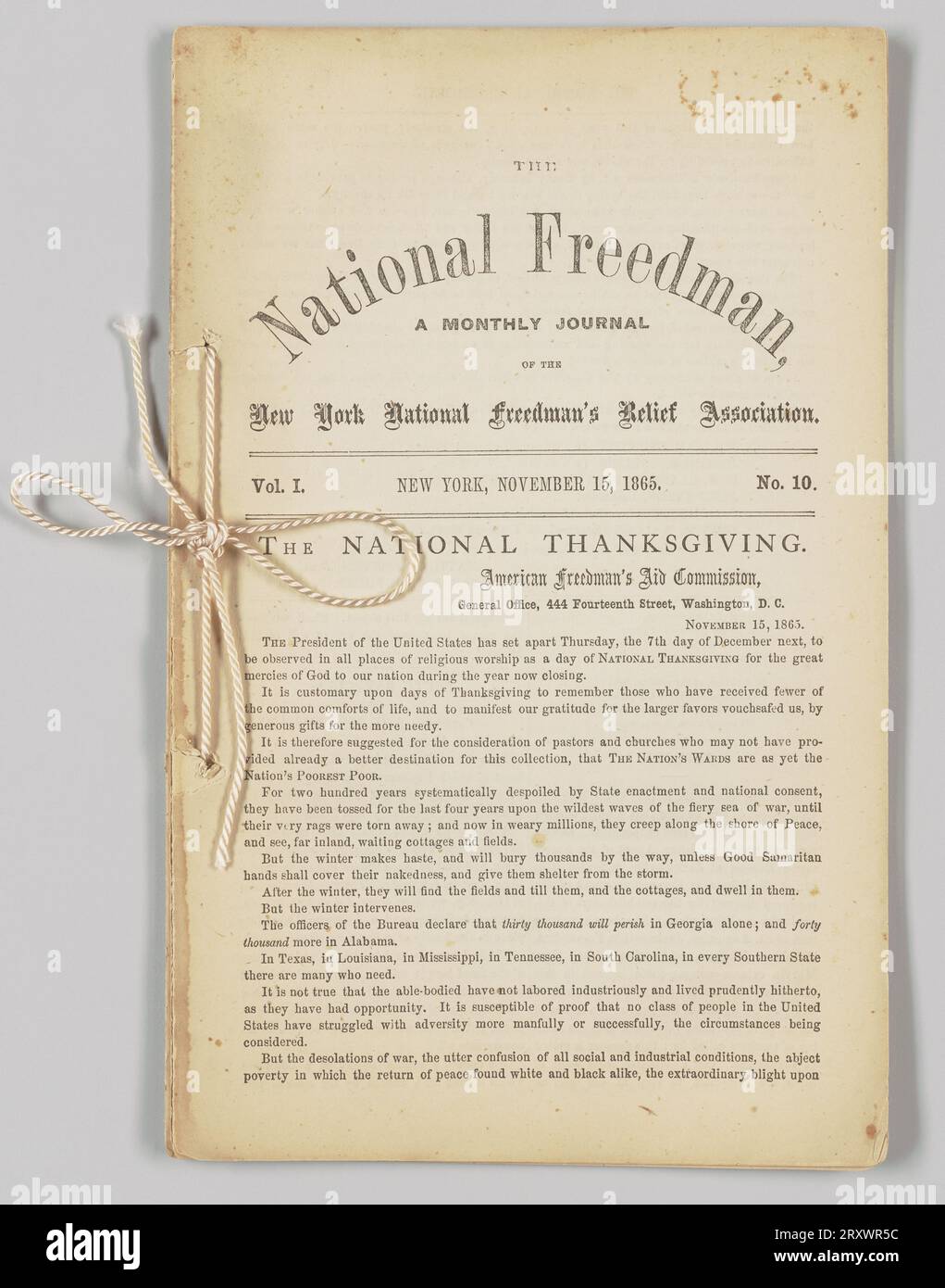 National freedmans relief association hi-res stock photography and ...